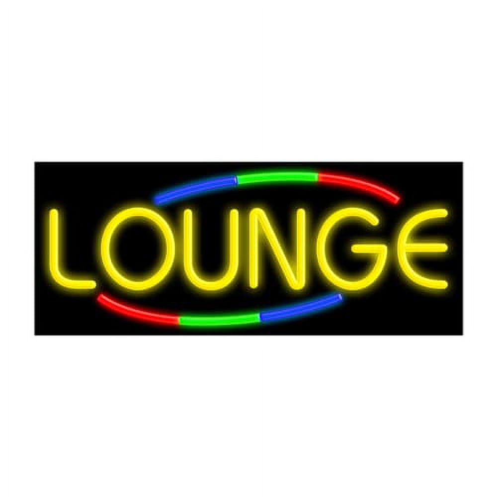 Lounge-Glass Neon Sign Made in USA - Walmart.com