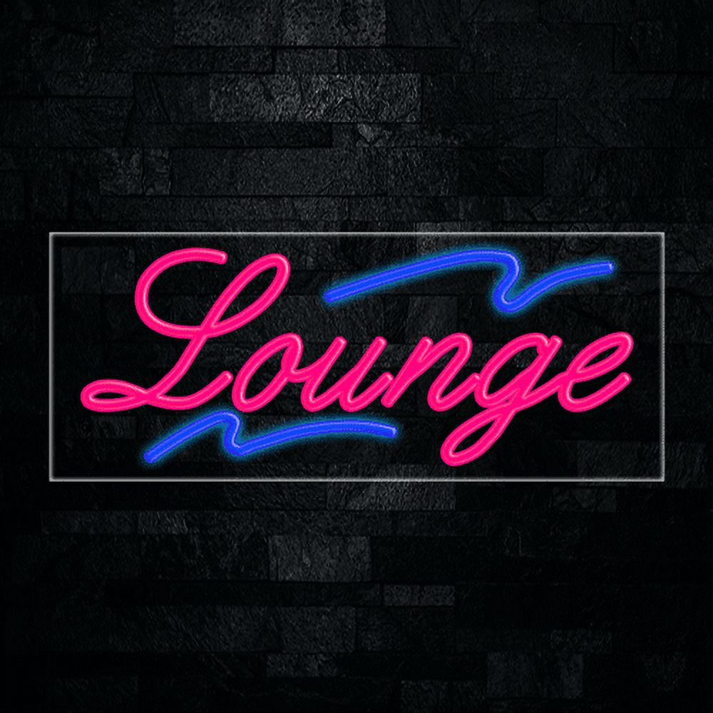 Lounge-LED Neon Sign 30"L x 12"H #30258 - Walmart.com