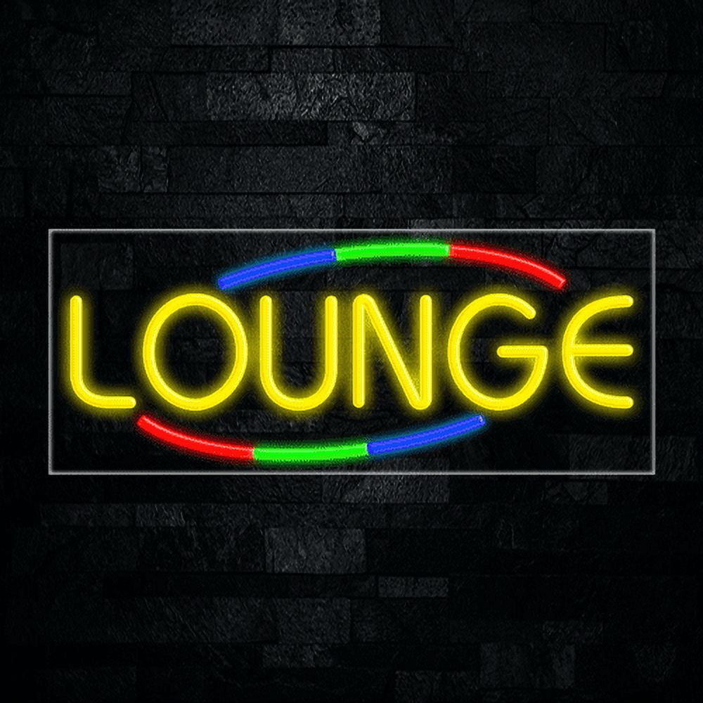 Lounge-LED Neon Sign 30"L x 12"H #30828 - Walmart.com