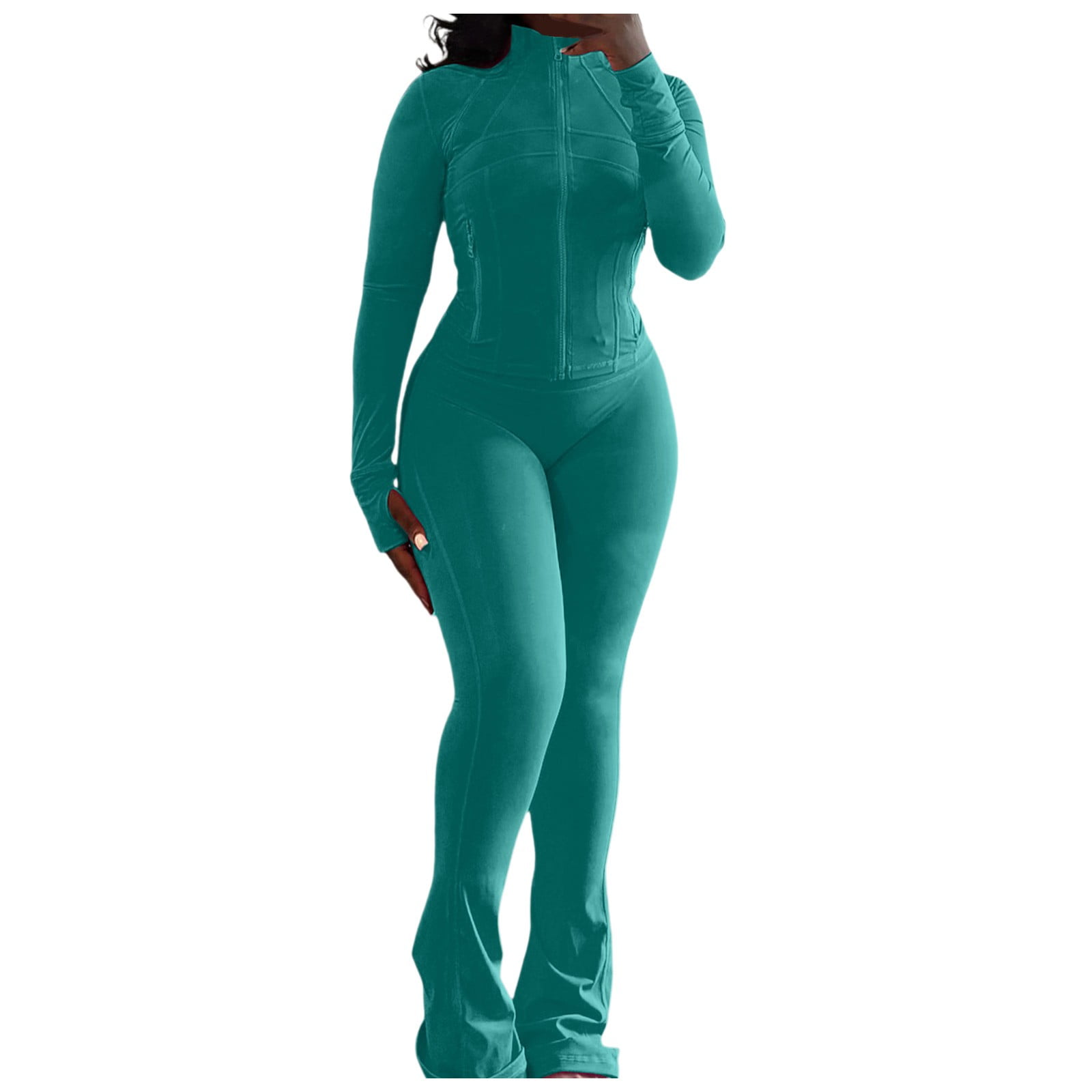 Lounge Sets for Women,Sweatsuits Set 2 Piece Outfits with Long Sleeve ...