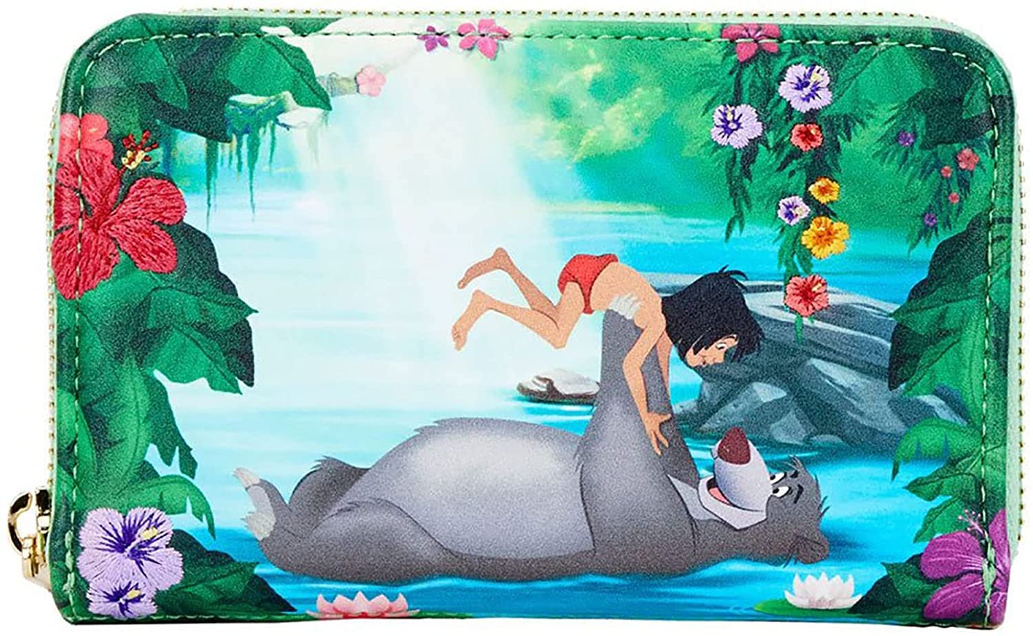 Loungefly Disney Jungle Book Bare Necessities Zip Around Wallet Jungle ...