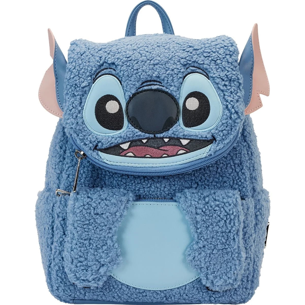 Loungefly Disney Lilo & Stitch Plush Sherpa Stitch Mini Backpack ...
