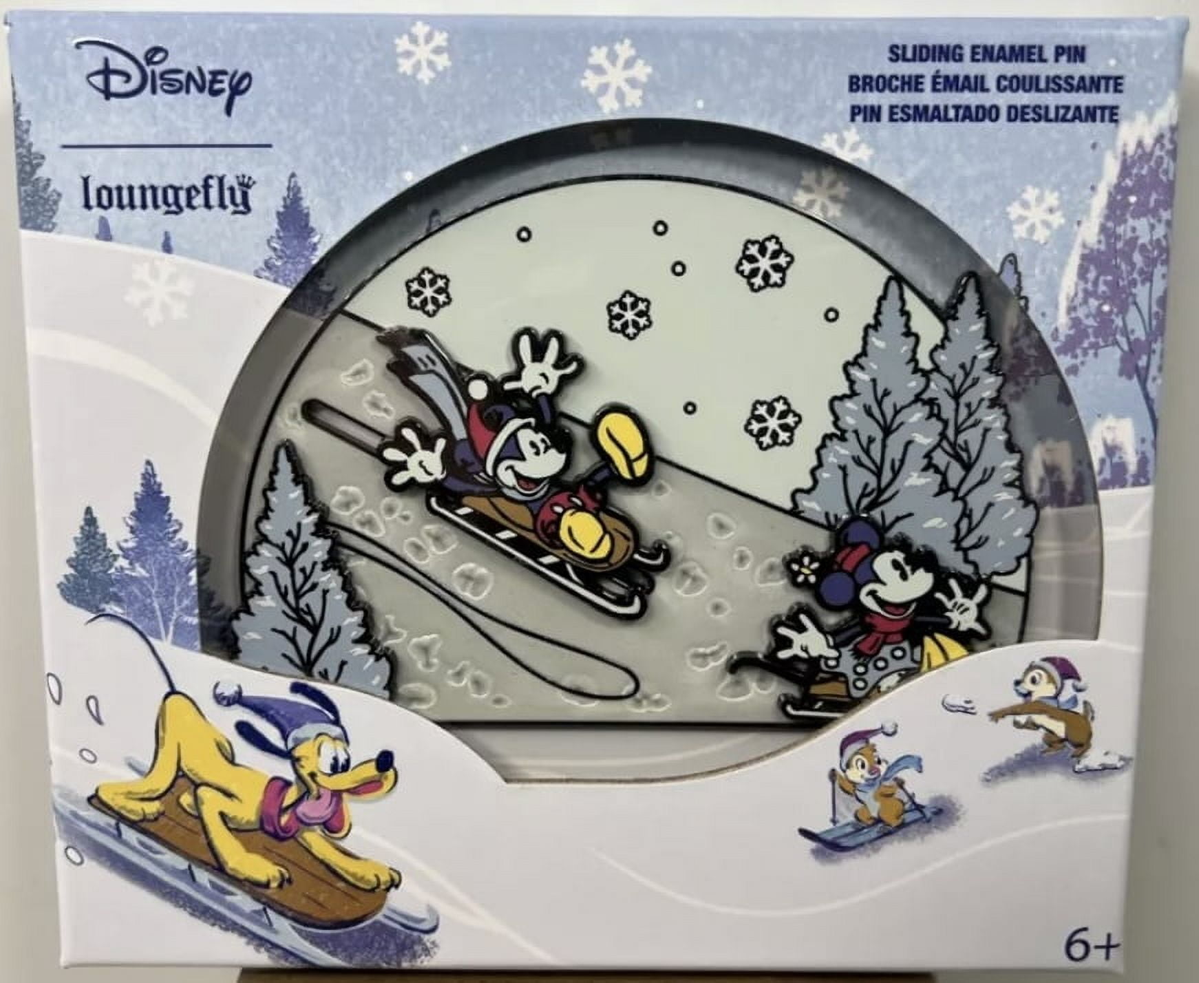 Loungefly Disney Mickey & Minnie Sledding, Sliding Limited Edition ...