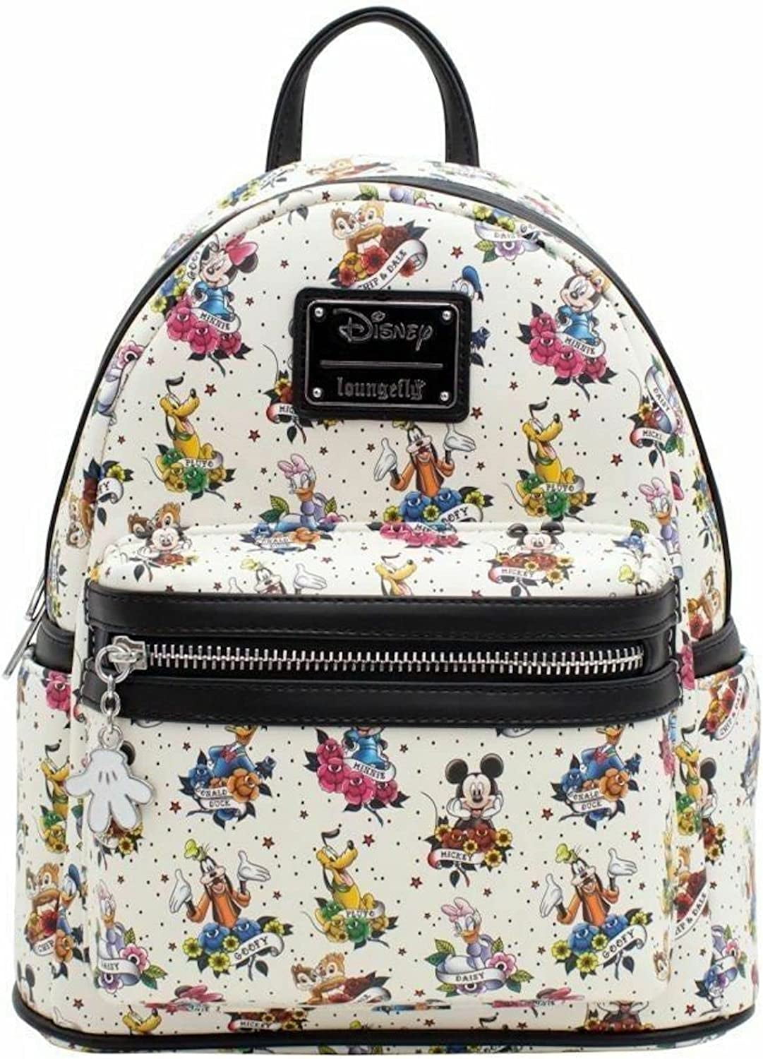 Loungefly Disney Mickey Mouse & Friends Tattoo Mini Backpack - Walmart.com