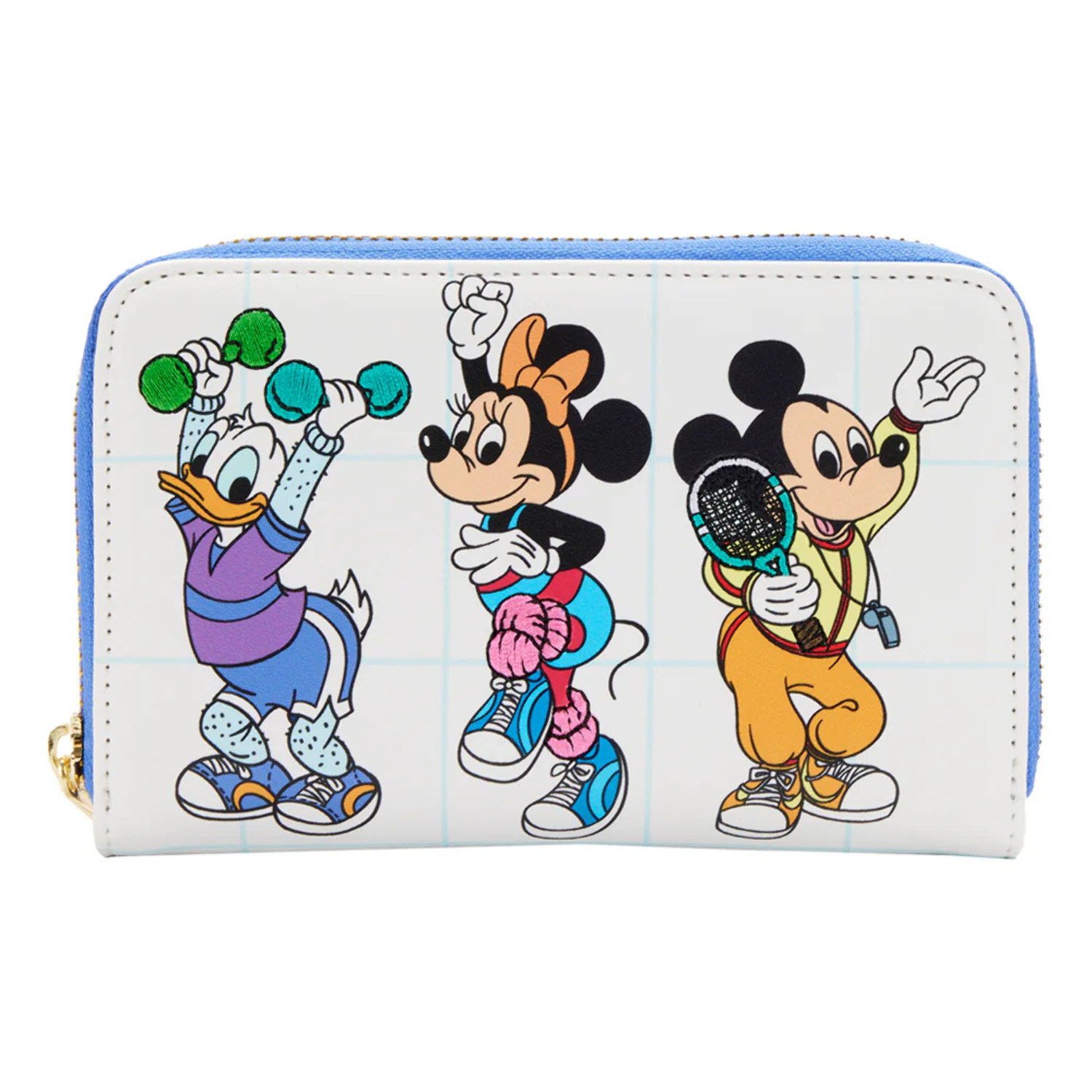 Loungefly Disney Mousercise 80s Retro-Inspired Workout Zip-Around ...