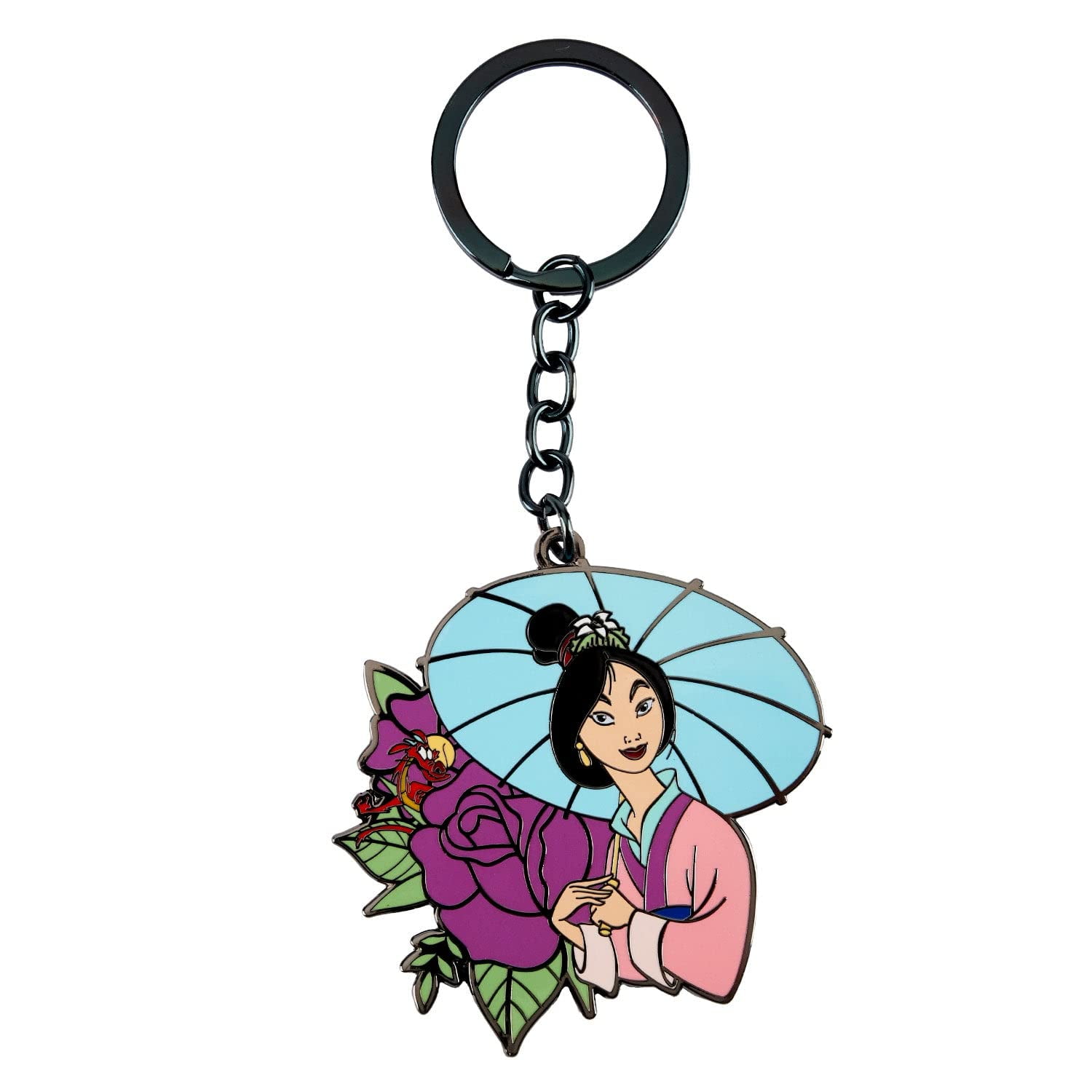 Loungefly Disney Mulan Floral Tattoo Keychain - Walmart.com