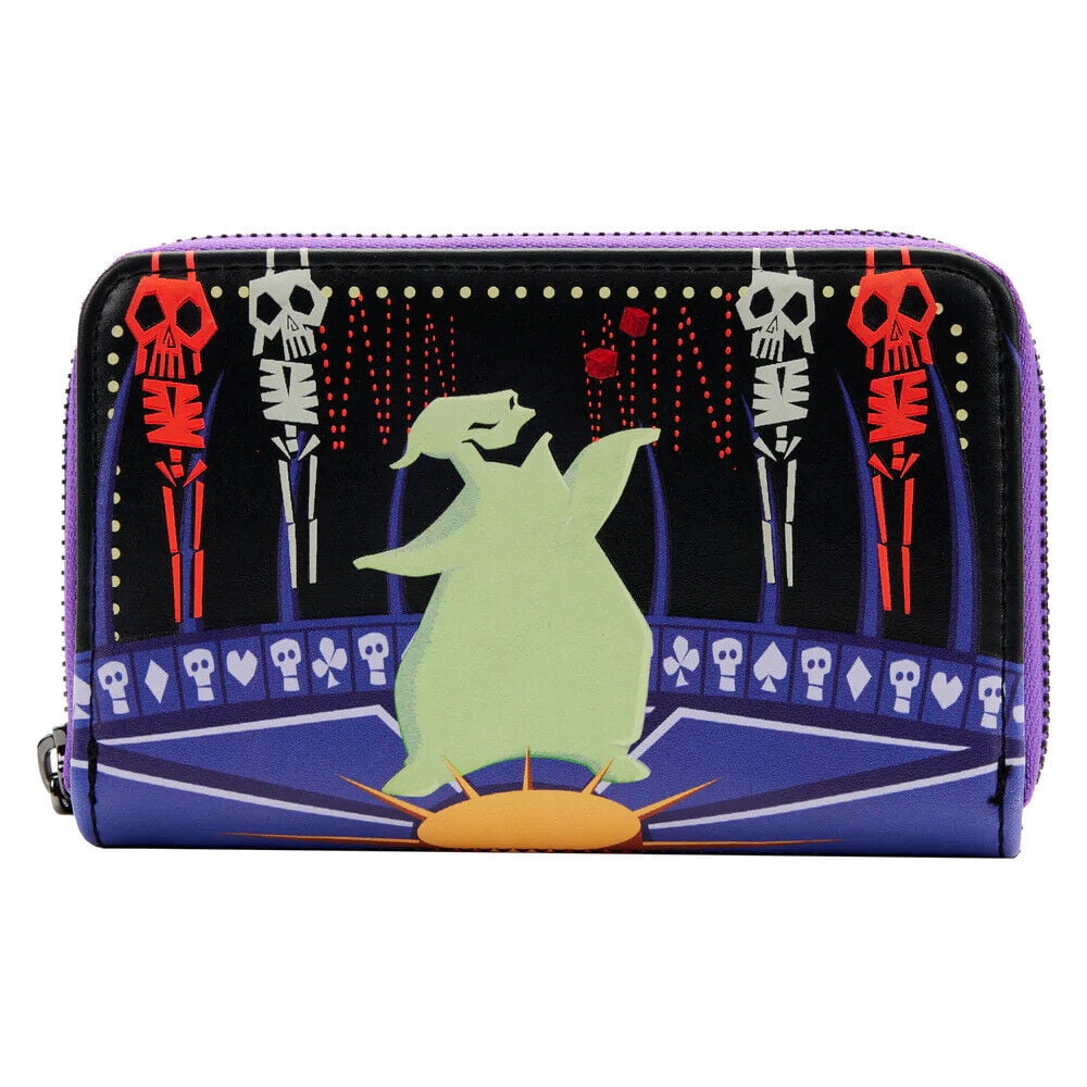 Loungefly Disney NBC Lock Shock Barrel Oogie Boogie Zip-Around Wallet ...