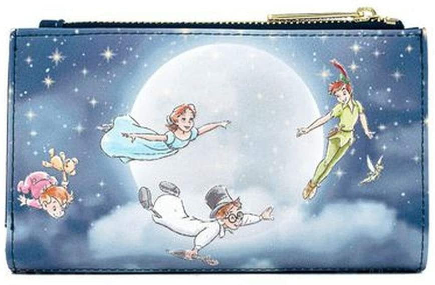 Loungefly Disney Peter Pan Second Star Flap Wallet - Walmart.com