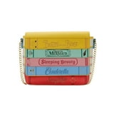 Loungefly Disney Princess Books Classics Faux Leather Crossbody Bag ...