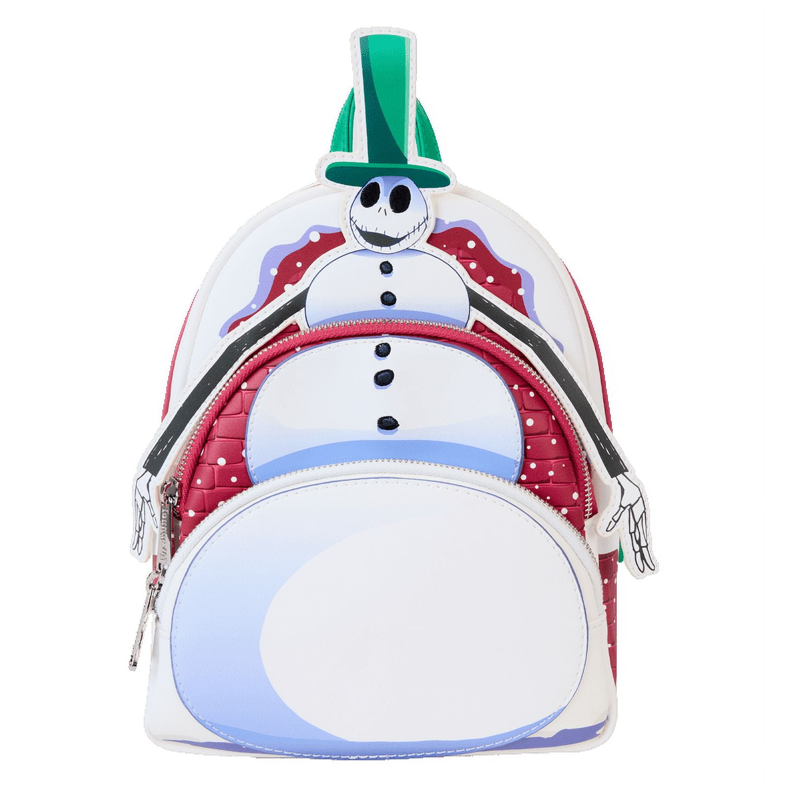Loungefly Disney The Nightmare Before Christmas Exclusive Snowman Jack Skellington Mini Backpack ...
