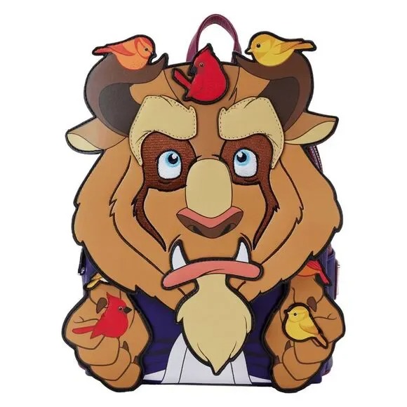 Loungefly Exclusive Disney Beauty & The Beast With Birds Mini Backpack ...