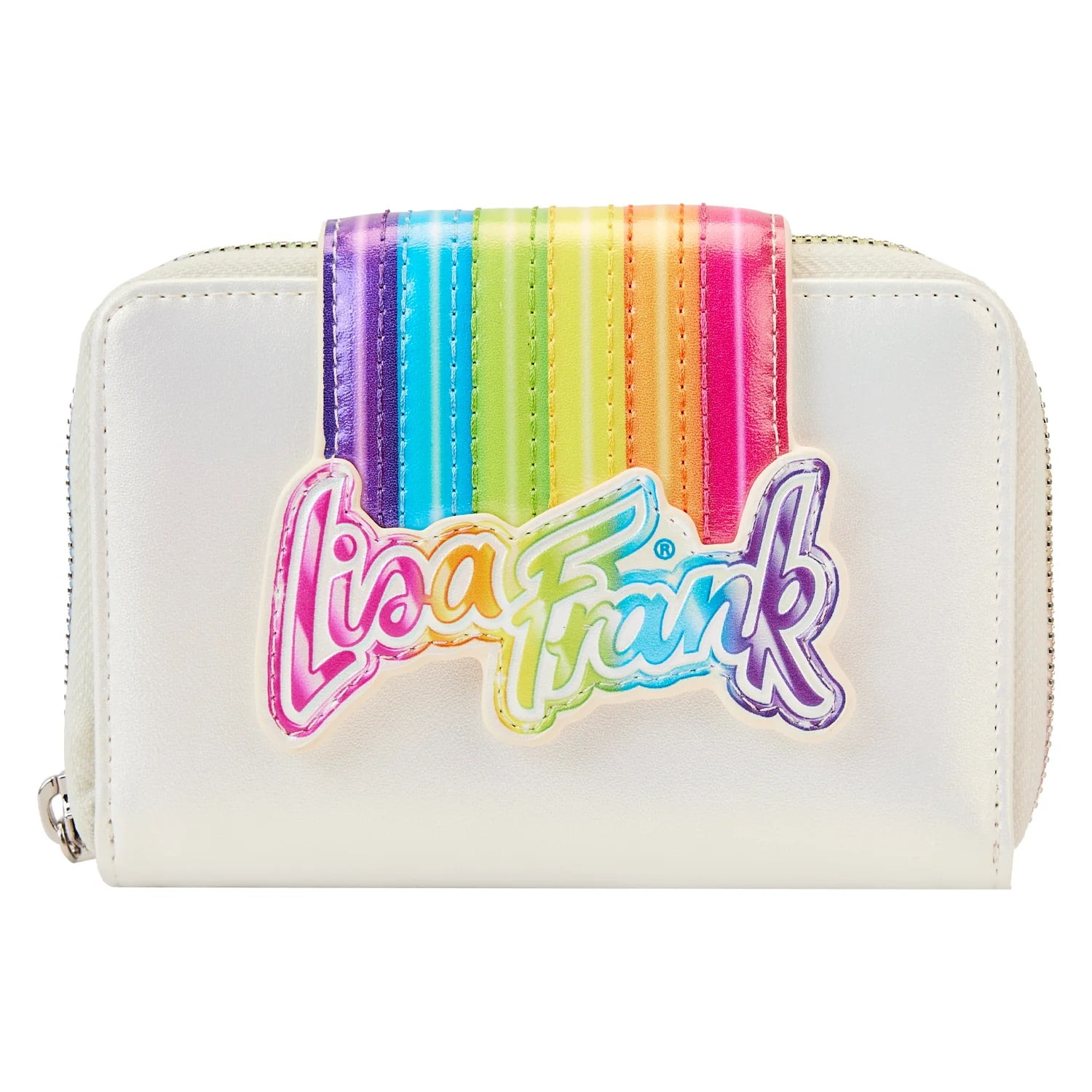 Loungefly Lisa Frank Rainbow Logo Zip Around Wallet - Walmart.com