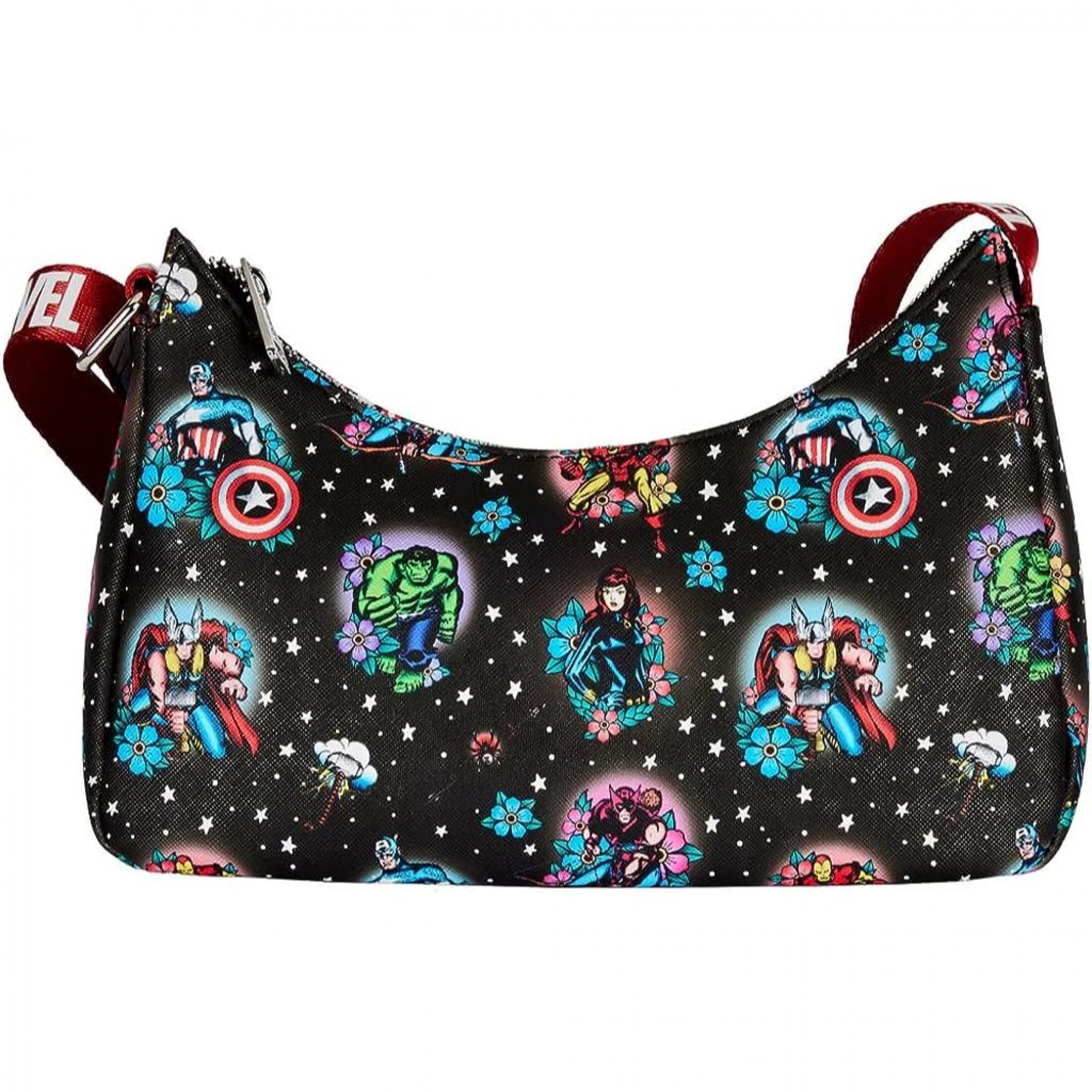 Marvel Avengers Tattoo Shoulder Bag 2022 Loungefly - Walmart.com