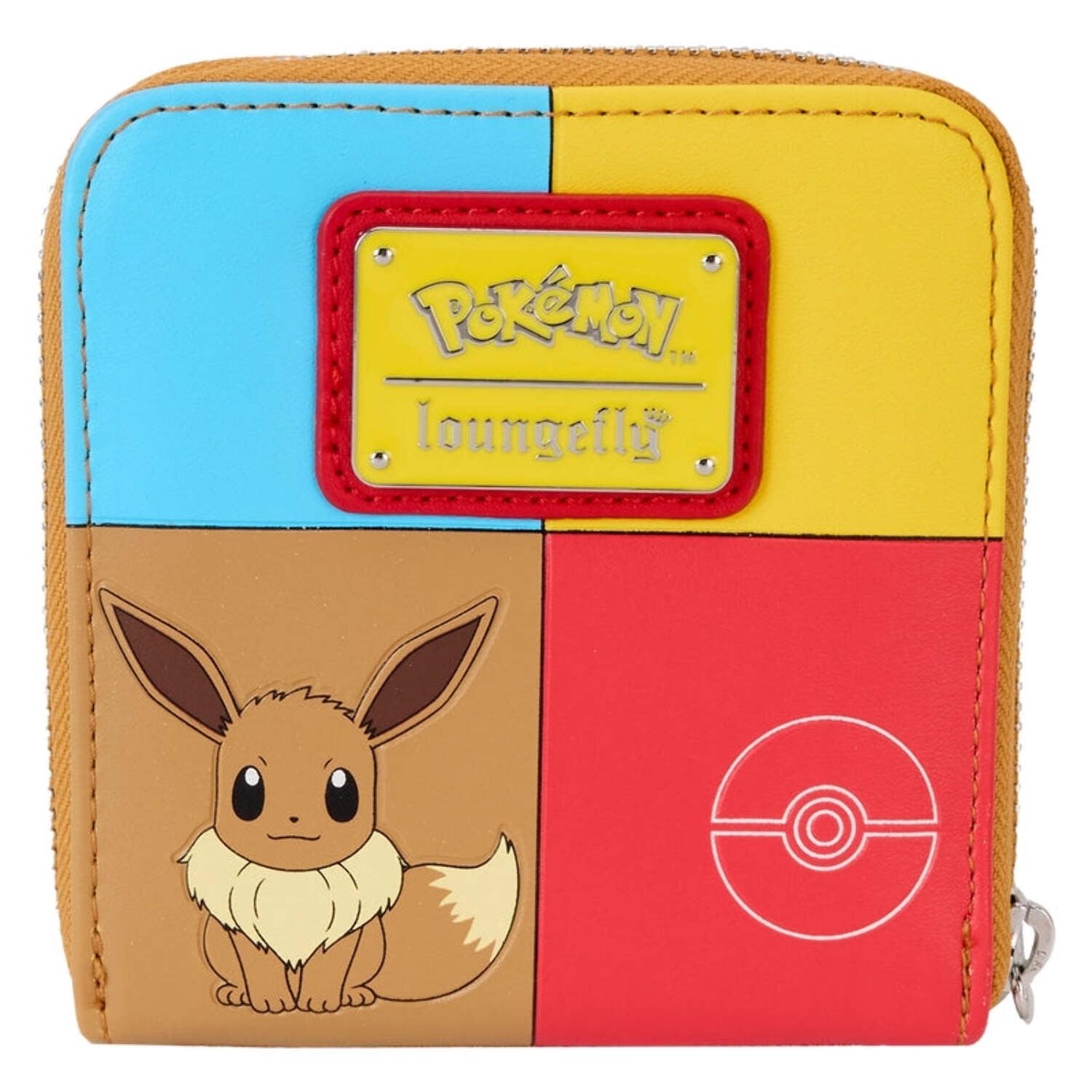 Loungefly: Pokemon Color Black Zip Around Wallet, Compact and Stylish ...