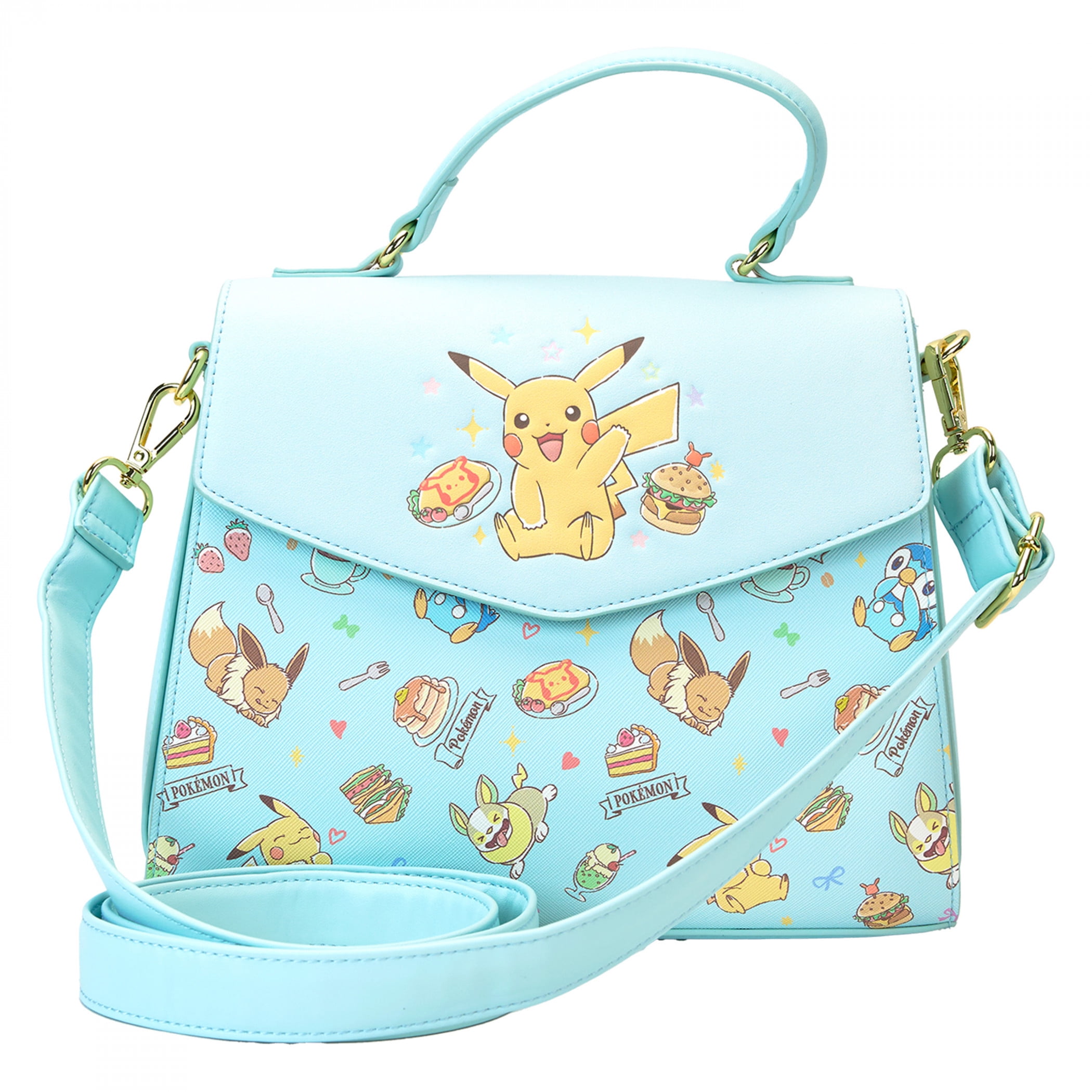Pokemon Pikachu and Friends Poke Snacks Cross Body Bag By Loungefly ...