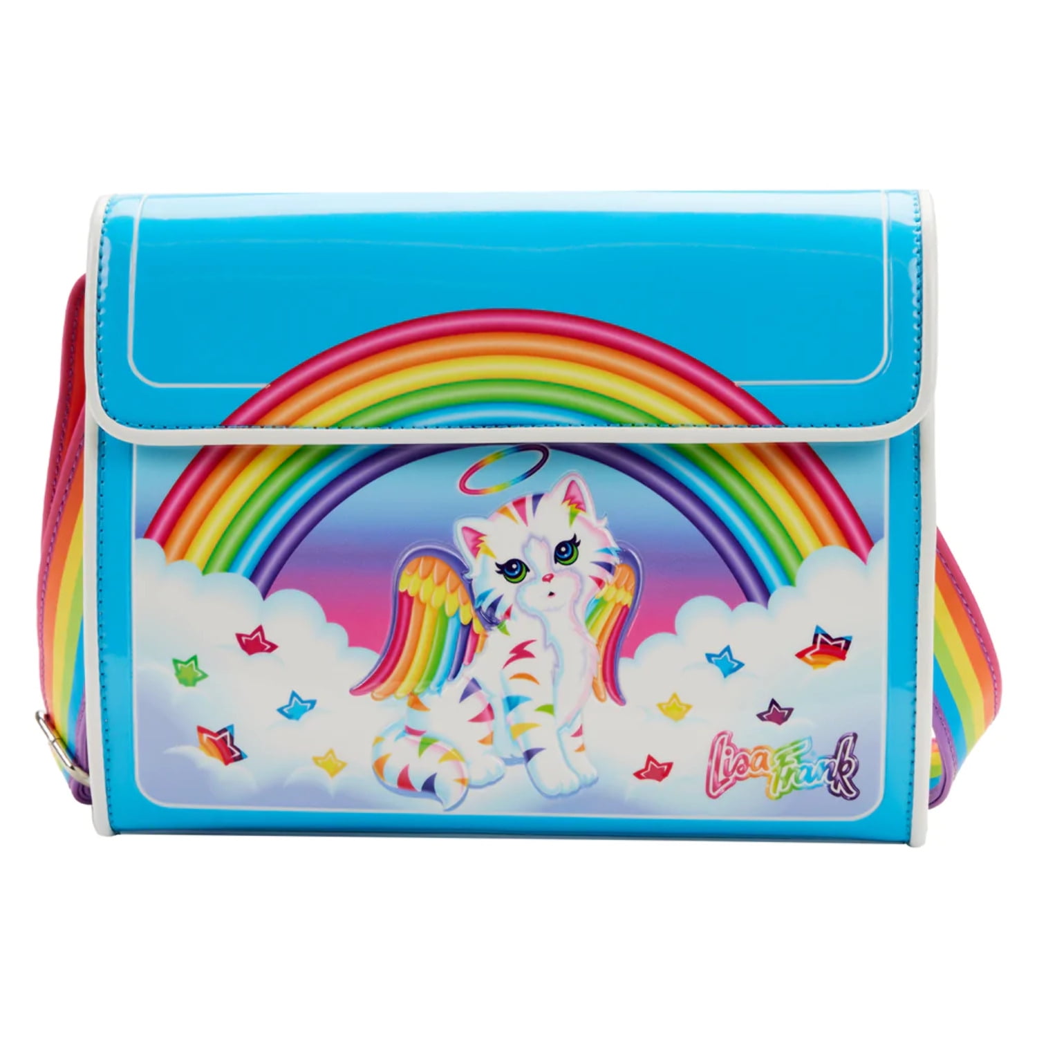 Loungefly: Lisa Frank - Angel Kitty Cross Body Bag - Walmart.com