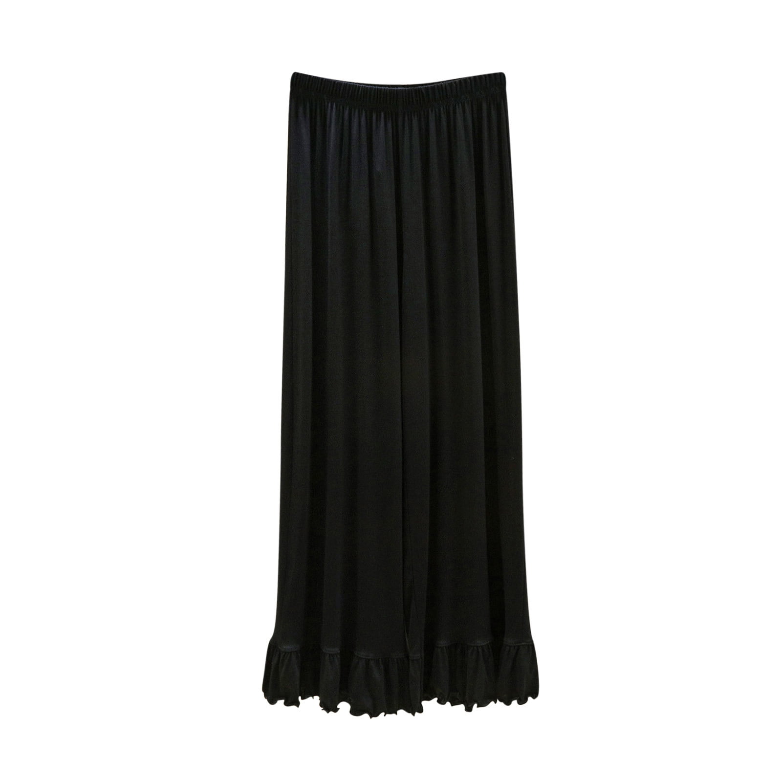 Loungewear Pants For Women Wide Leg Casual Trouser Elastic Waisted