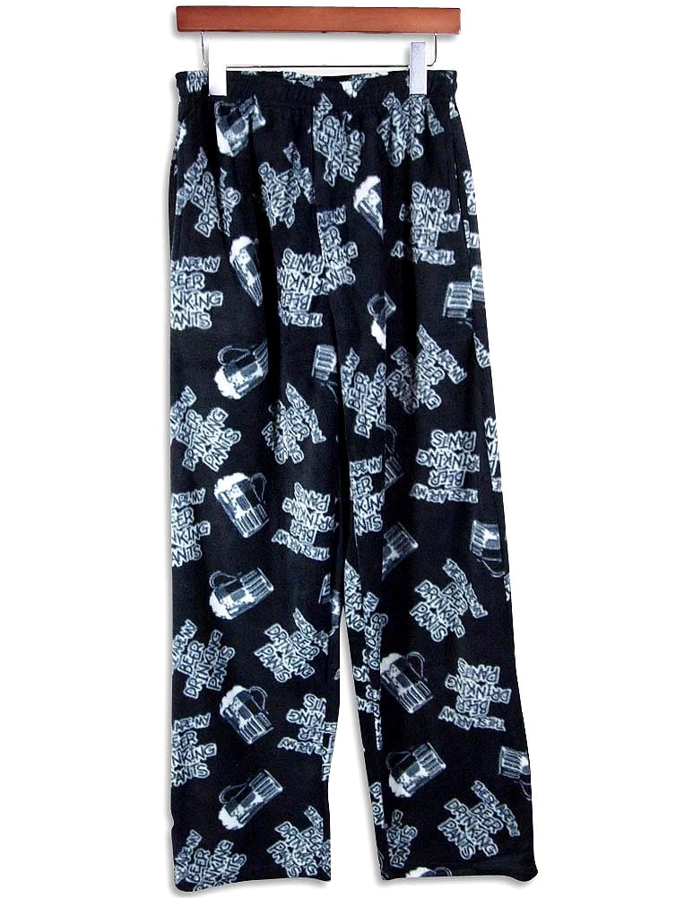 Loungewear by Fun Boxers - Mens Polar Fleece Lounge Pant 28229-Small ...