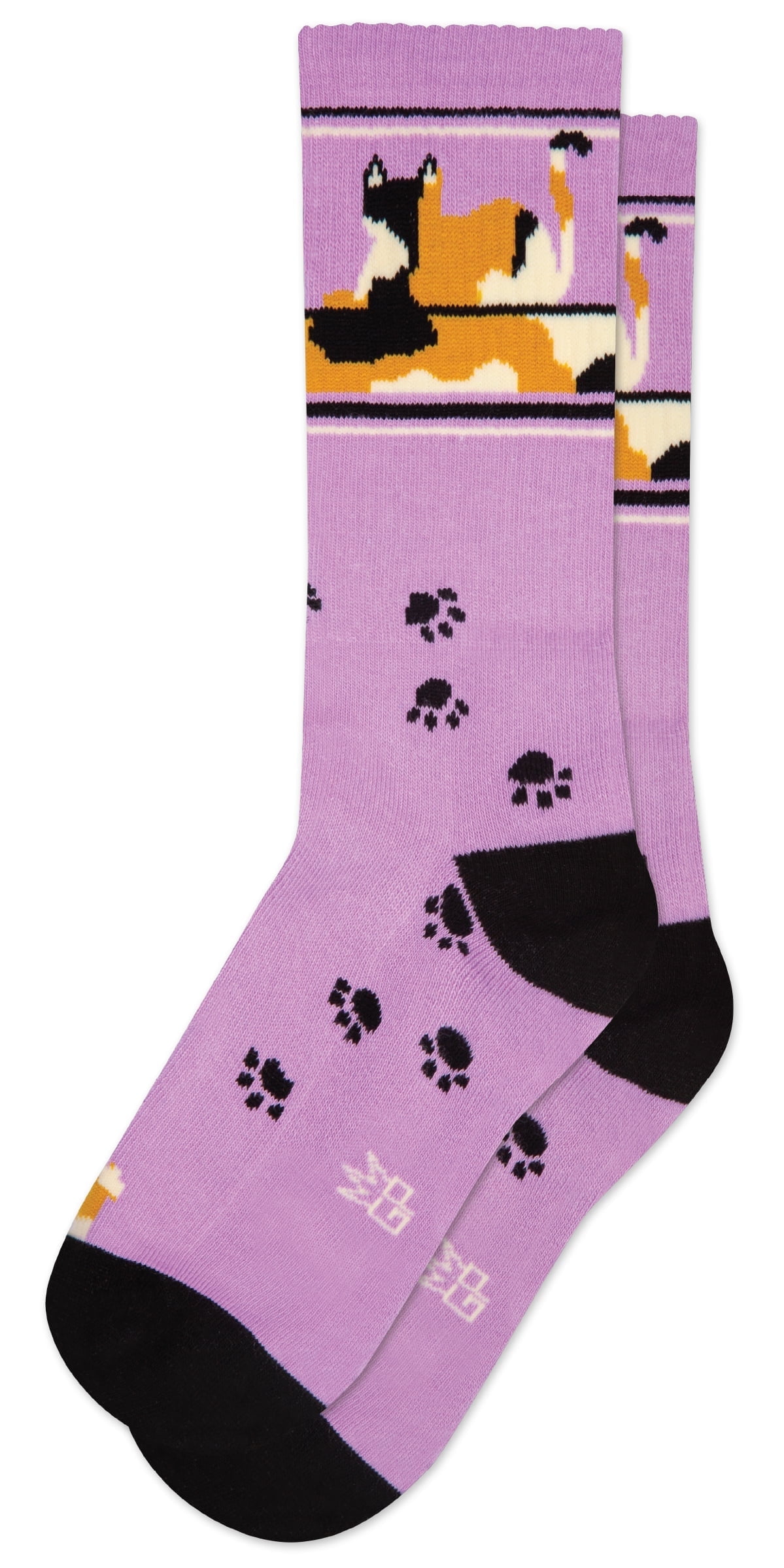 Lounging Calico Cat, Gumball Poodle Collection Casual Socks For Men ...