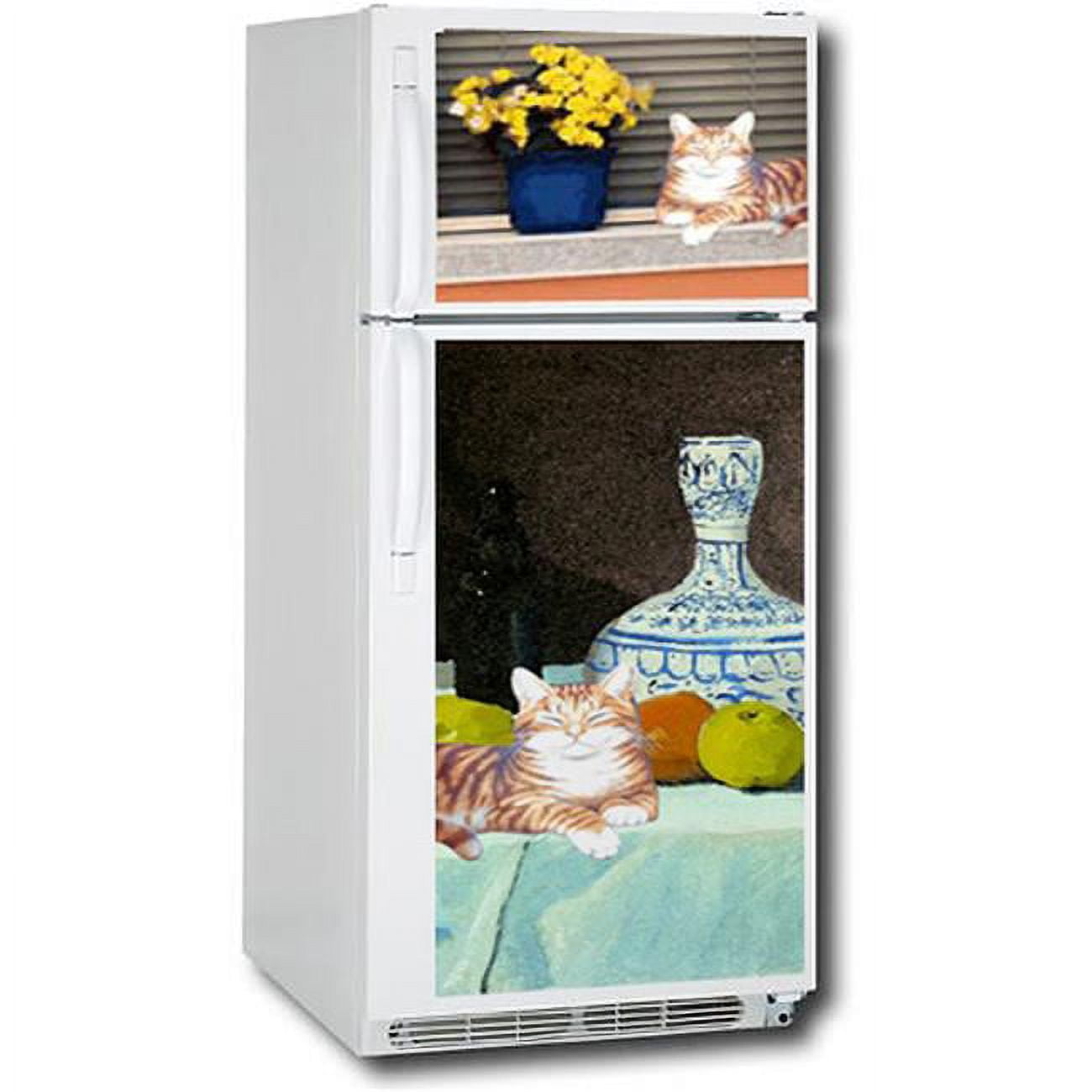 Lounging Cat Side-by-side Refrigerator Cover - Walmart.com
