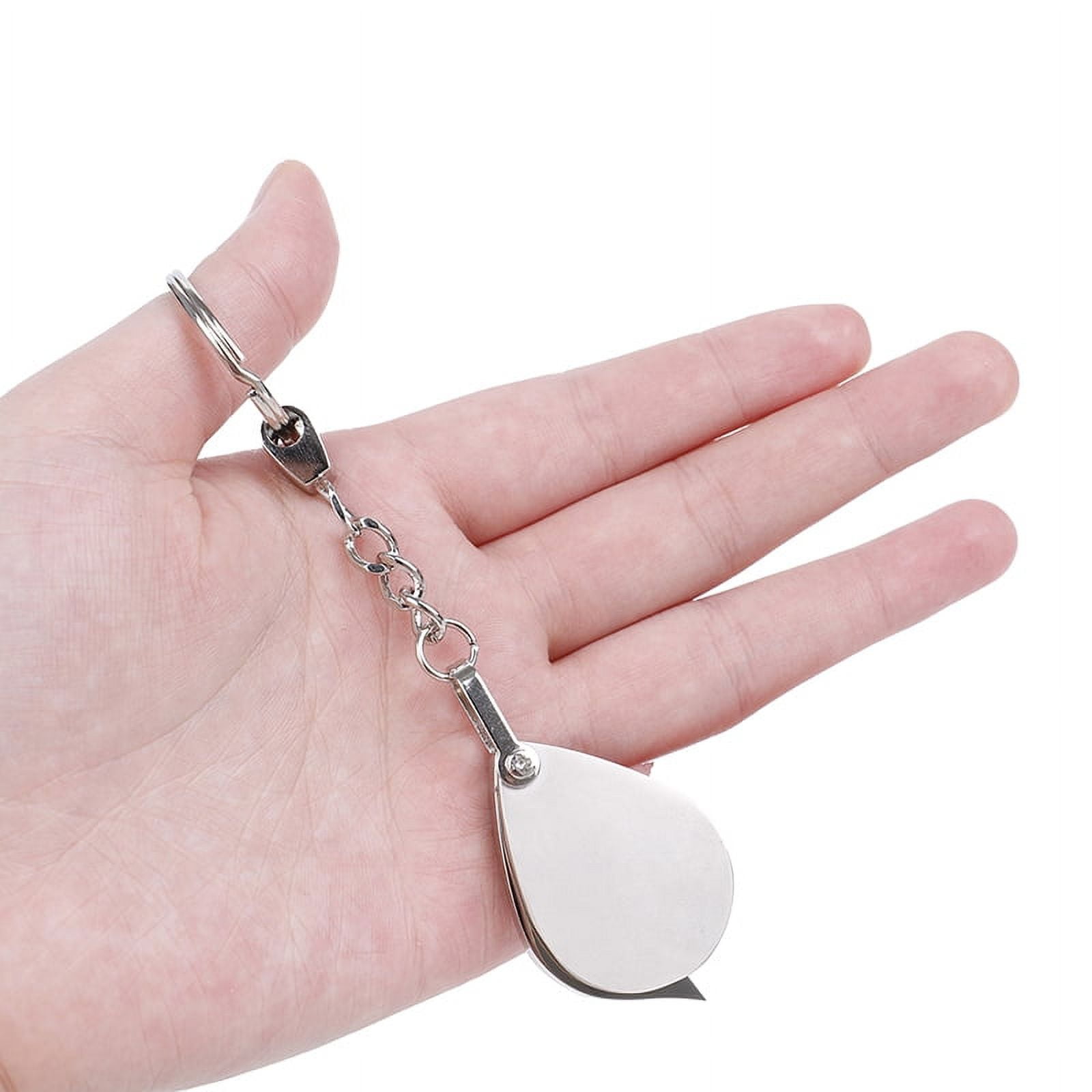 Loupe folding pocket 10x magnifier loupe magnifying glass lens with ...