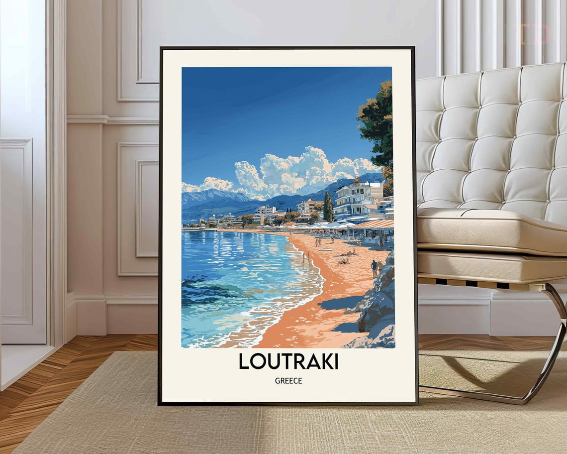 Loutraki Poster, Loutrakiloutraki Print, Loutraki Photo, Loutraki ...