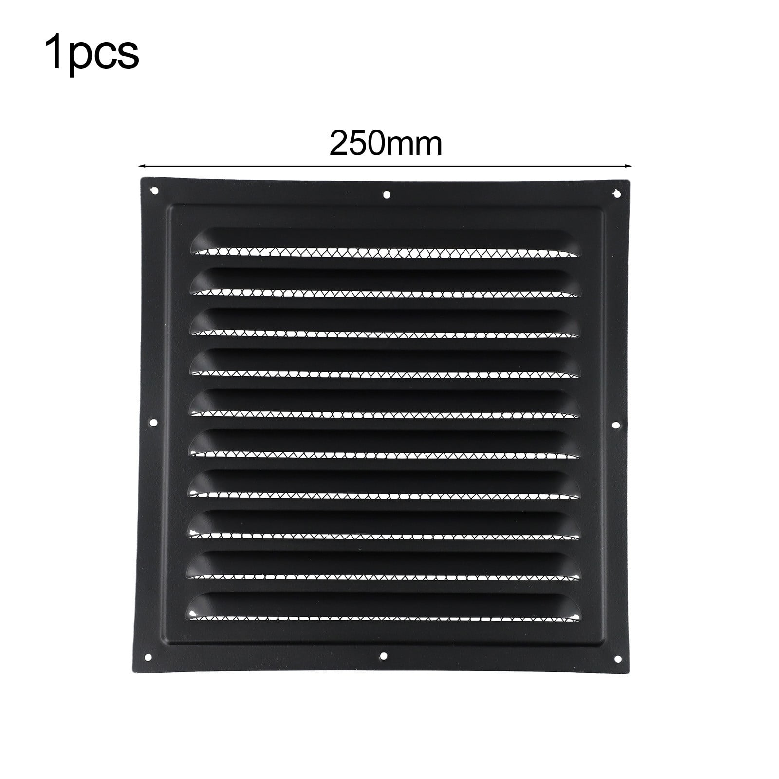 Louver Vent Grille with Insect Screen Ceiling and Side Wall Square Vent ...