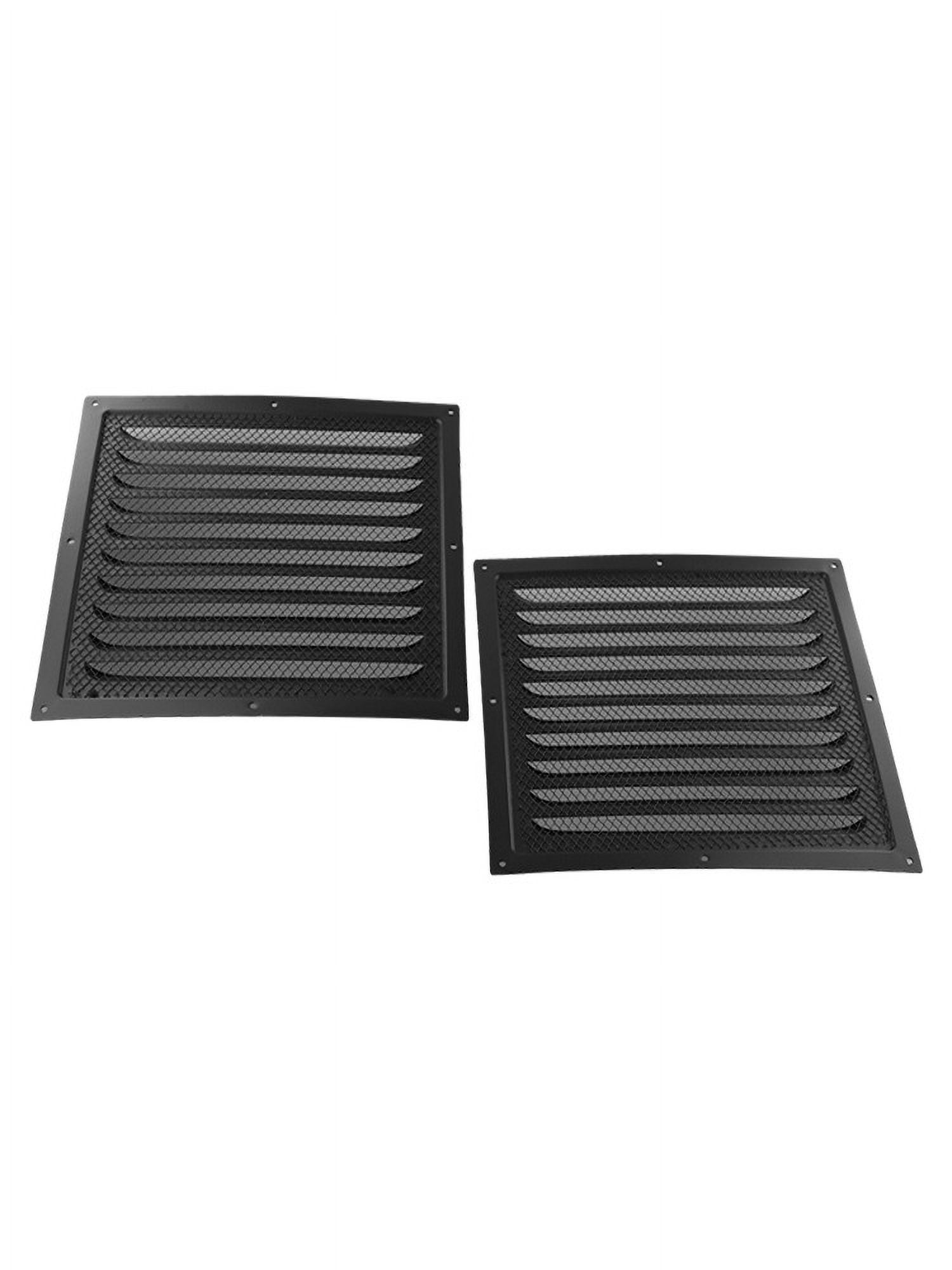 Louver Vent Grille with Insect Screen Ceiling and Side Wall Square Vent ...