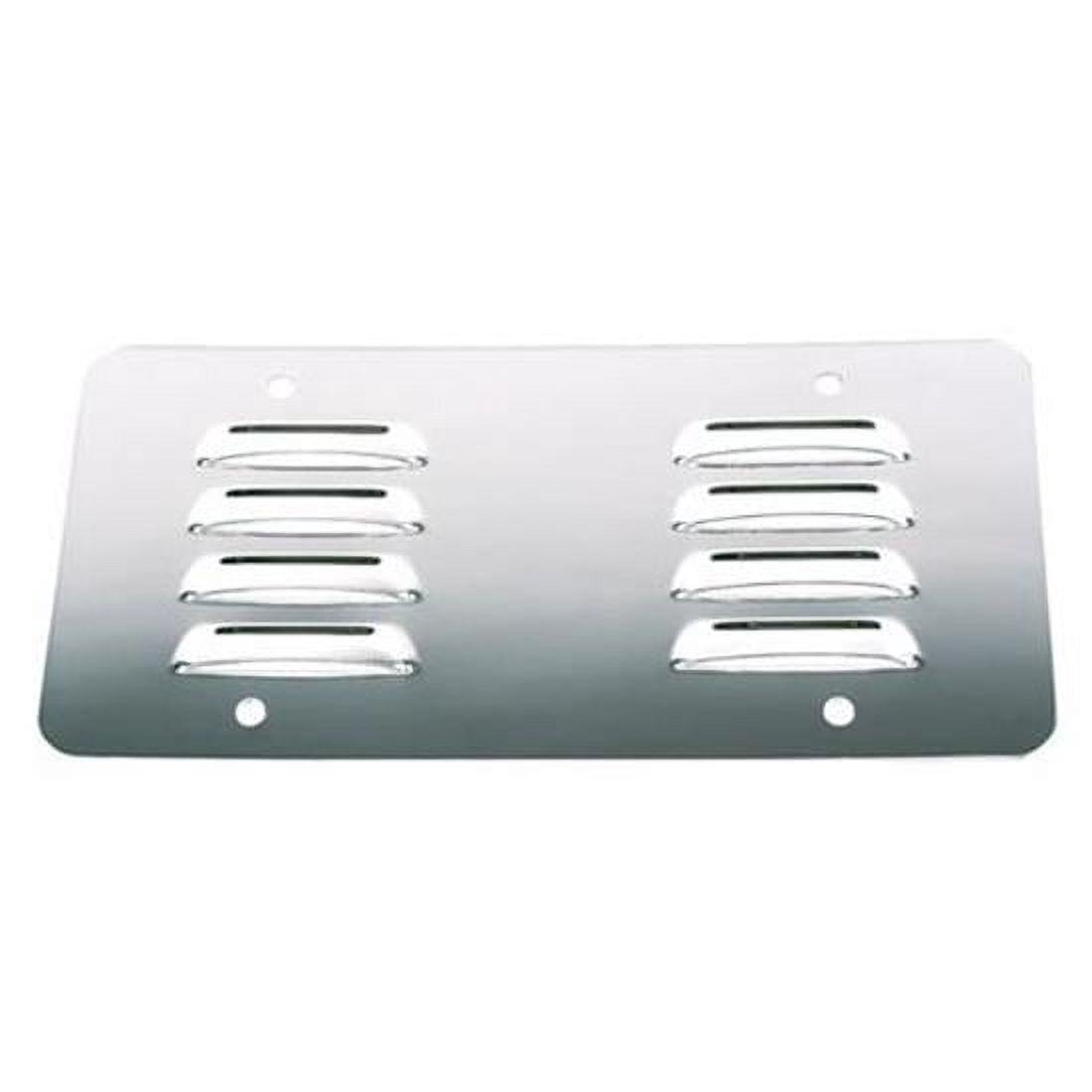 Louvered Stainless License Plate Back - Walmart.com
