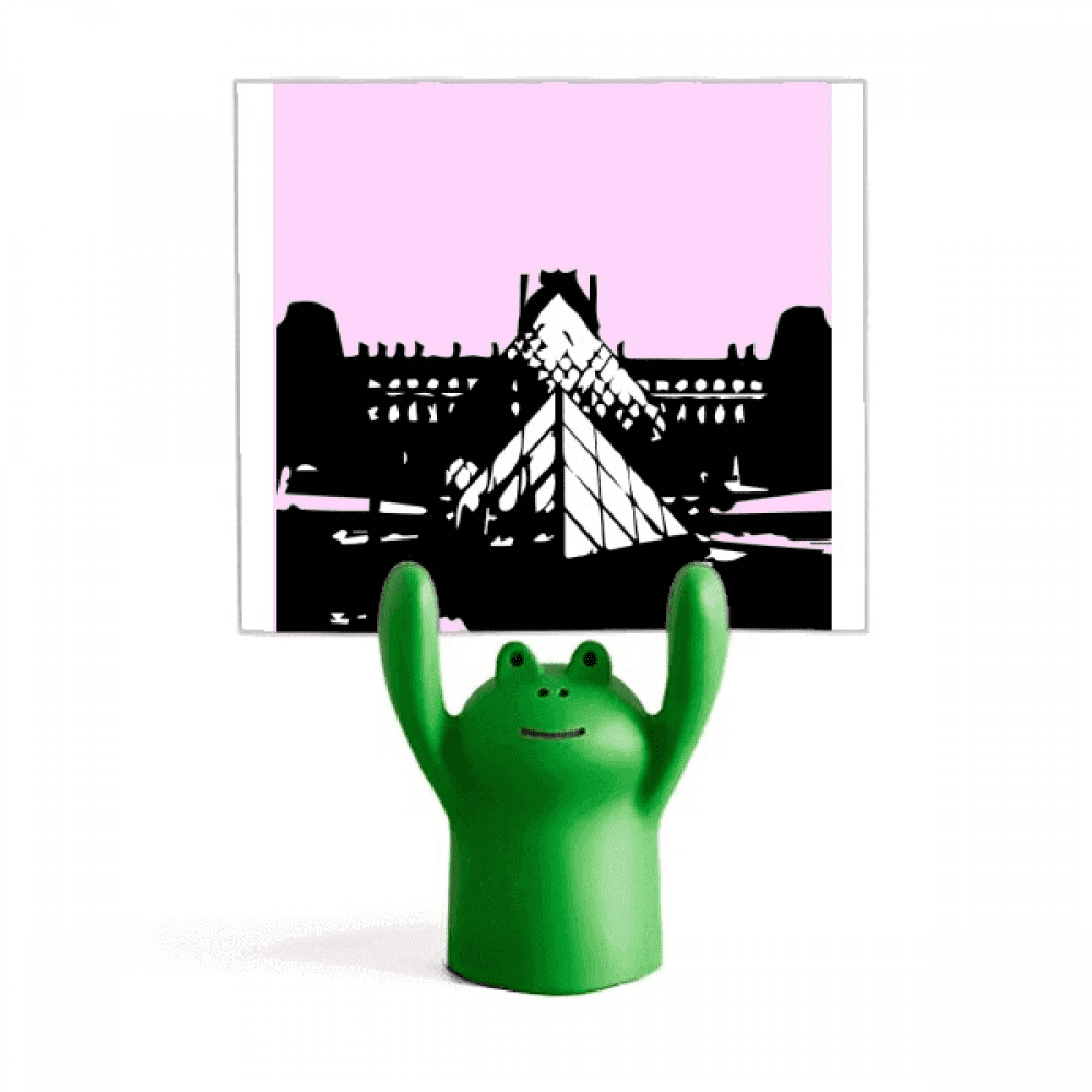 Louvre Museum Renaissance Seine Memo Holder Cartoon Animal Frog Stand ...