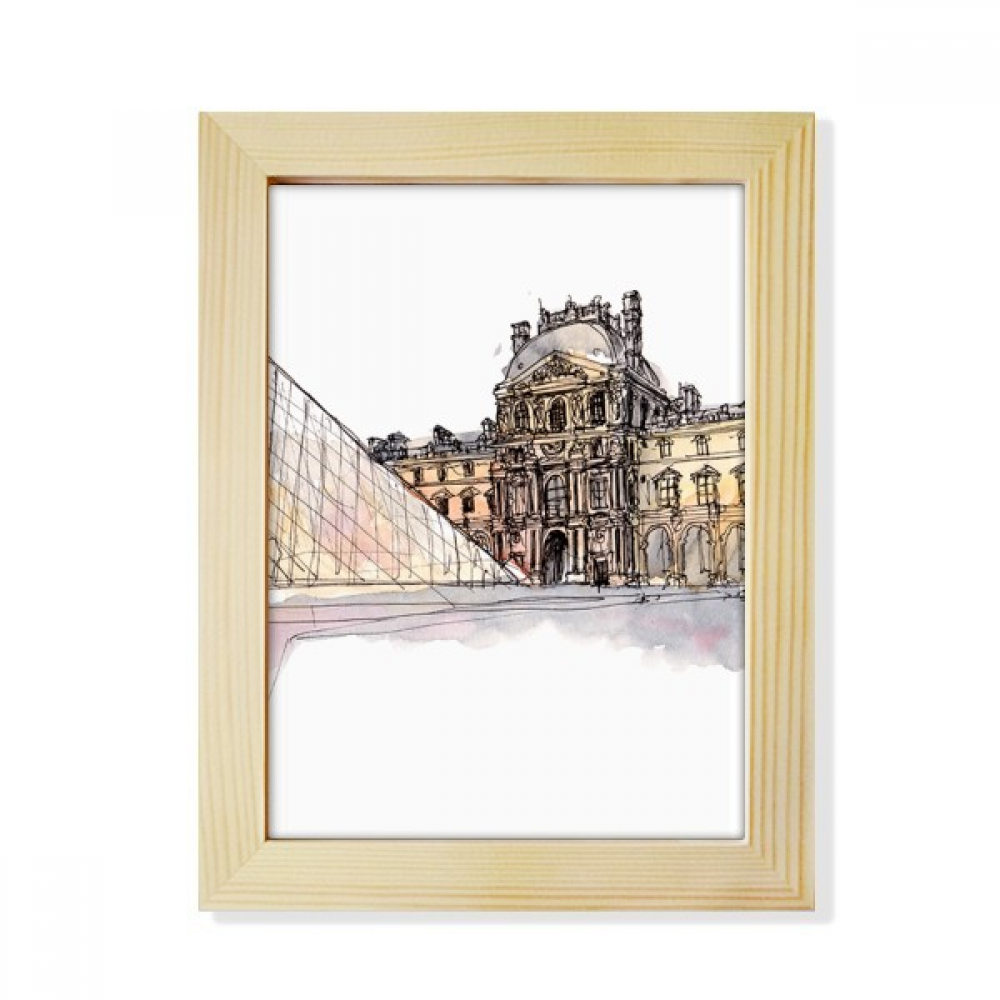 Louvre Museum in Paris France Desktop Adorn Photo Frame Display Art ...