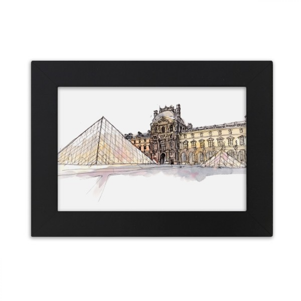 Louvre Museum in Paris France Desktop Photo Frame Ornaments Picture Art ...