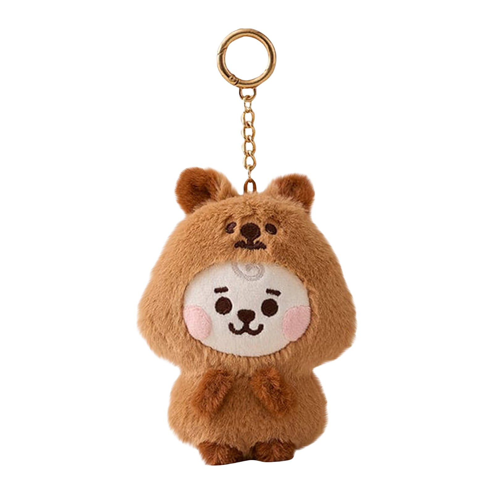 Lovable BT21 Keychain Stuffed Doll and Plush Keychain with Soft Key ...