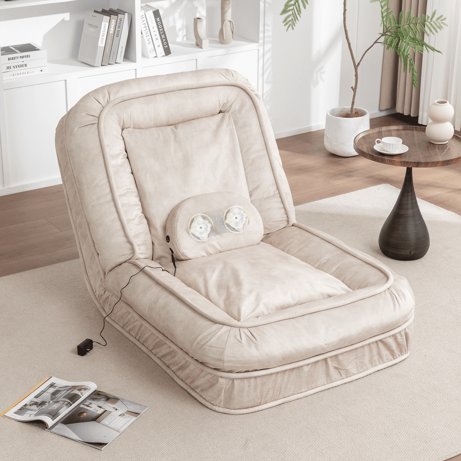 Lovableguy Velvet Foldable Human Dog Bed for Adult,5 Adjustable ...