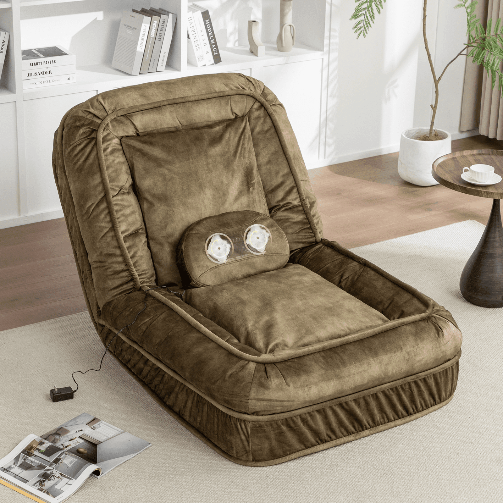 Lovableguy Velvet Foldable Human Dog Bed for Adult,5 Adjustable ...