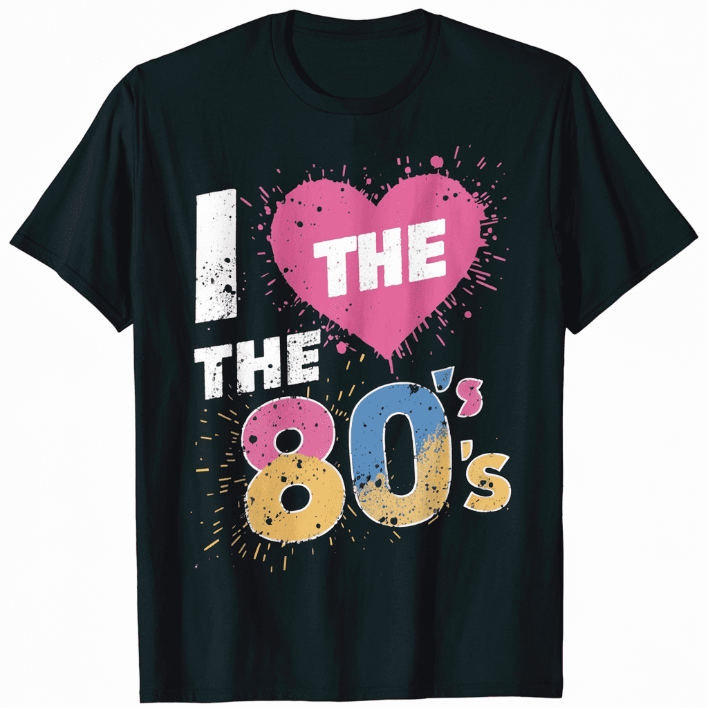 Love 80s 90s Disco Party Throwback Dance T-Shirt - Walmart.com