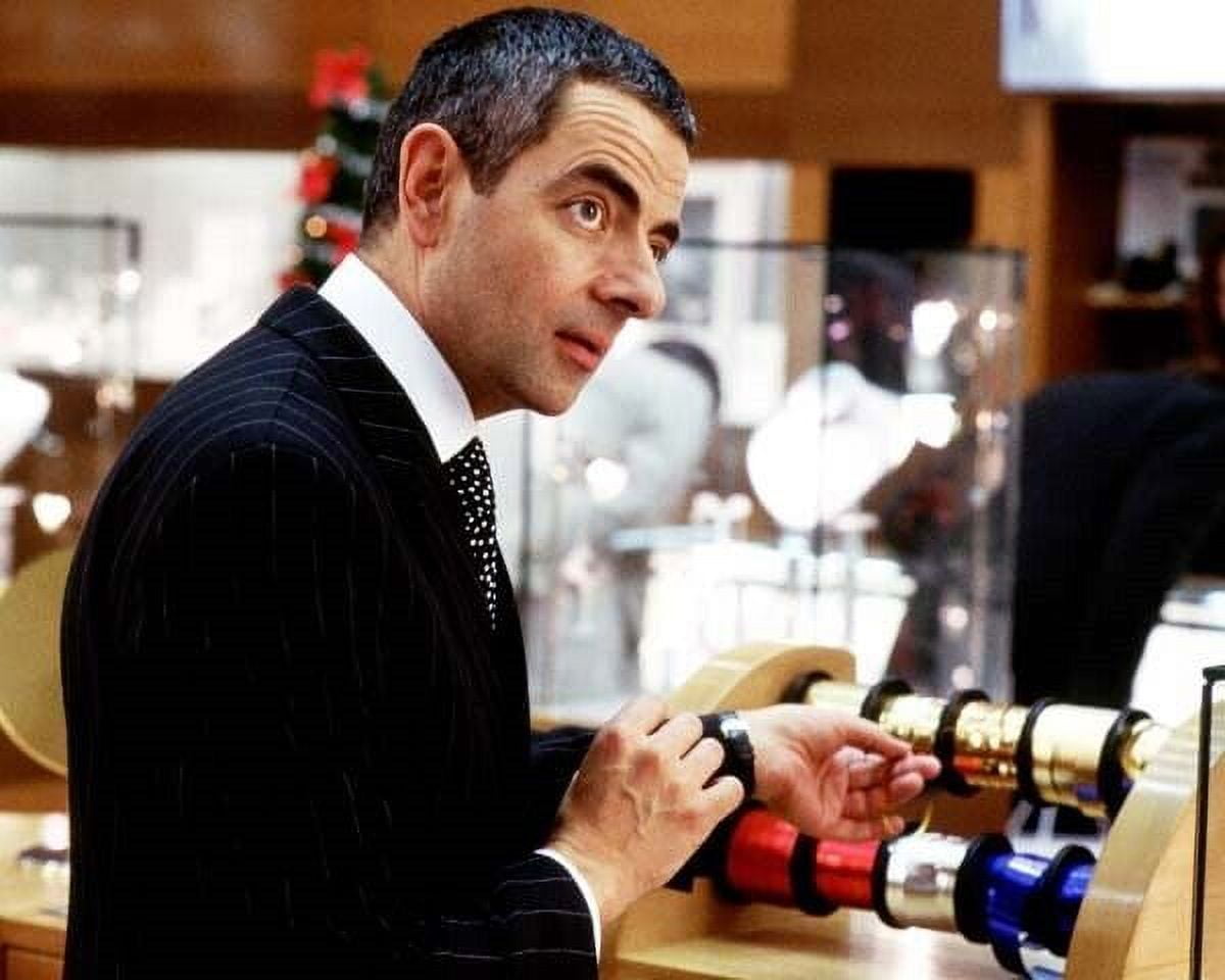 Love Actually Rowan Atkinson as Rufus prepares his wrapping 16x20 ...