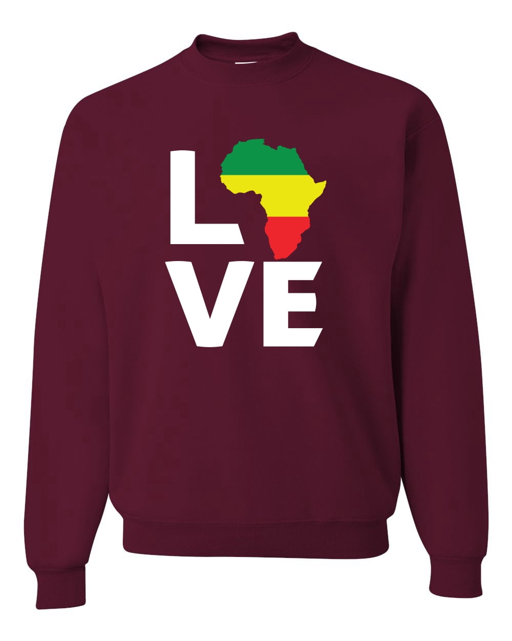 Love Africa Pride Map Black Freedom Black History Month Gift | Mens ...