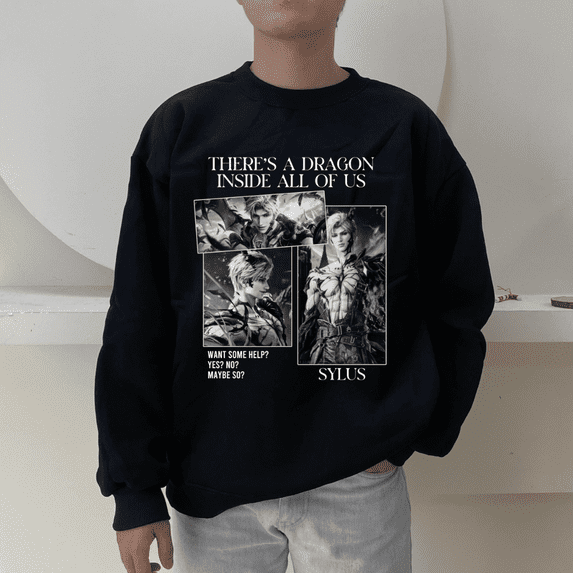 Love And Deepspace Sylus Shirt, Theres A Dragon Inside All Of Us Shirt ...