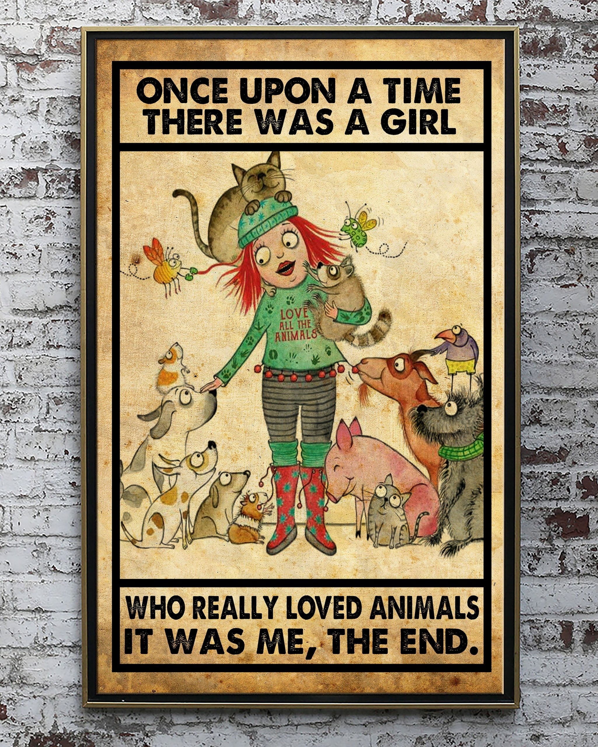 Love Animal Vertical Poster Matte Wall Art Decor 24 x 36 Inch Poster ...