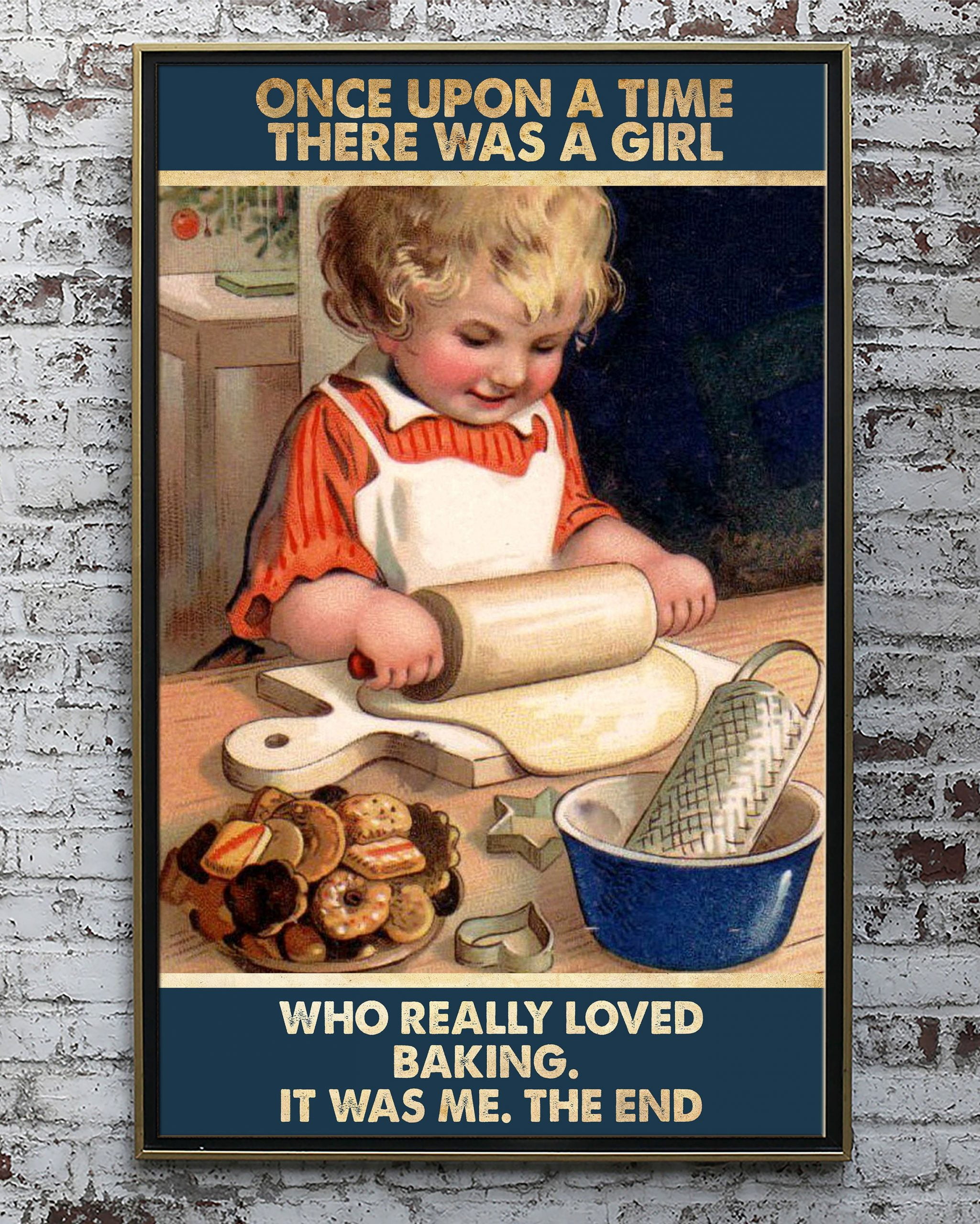 Love Baking Vertical Poster Matte Wall Art Decor 11 x 17 Inch Poster ...