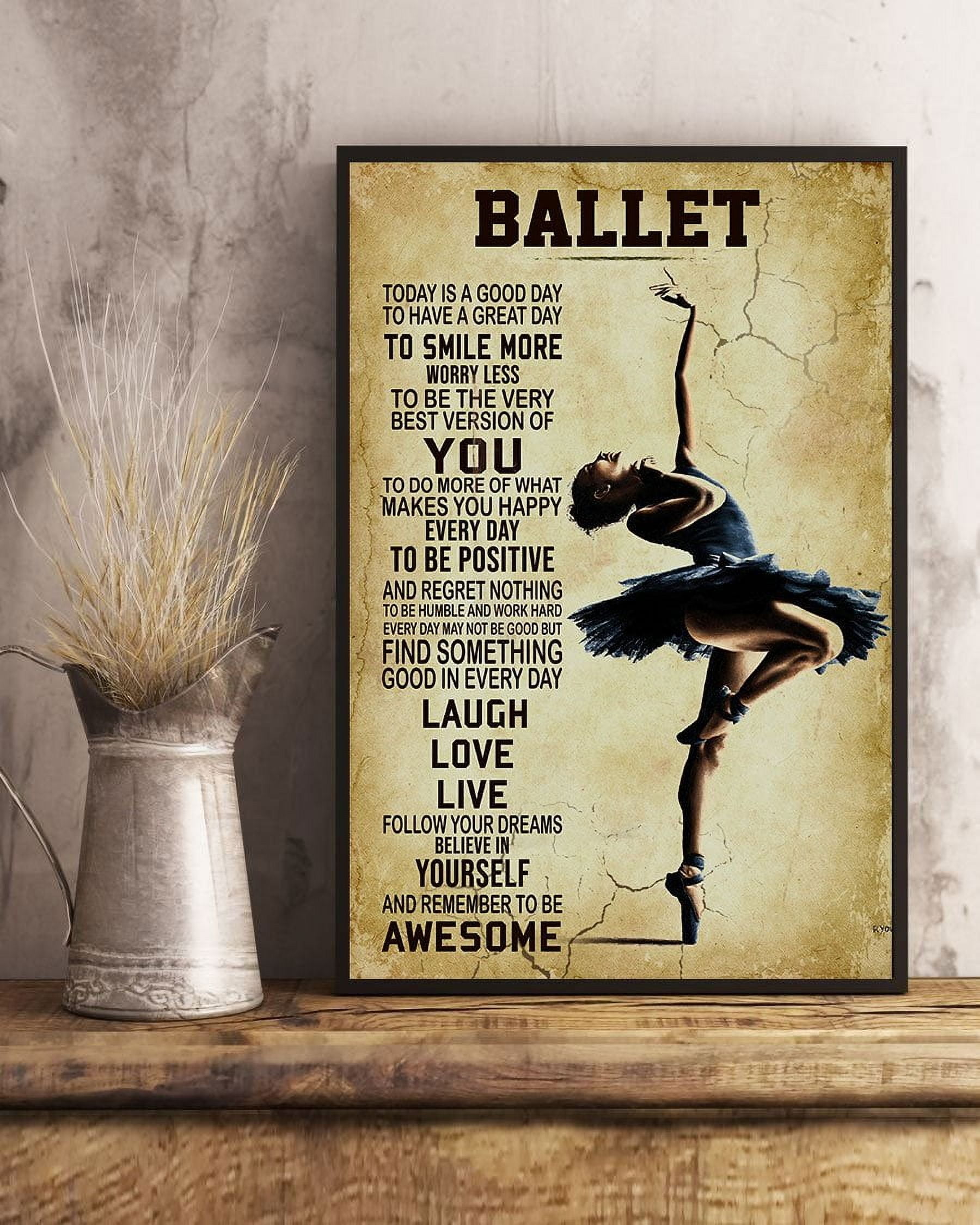 Love Ballet Poster Matte Wall Art Decor 16 x 24 Inch Poster - Walmart.com