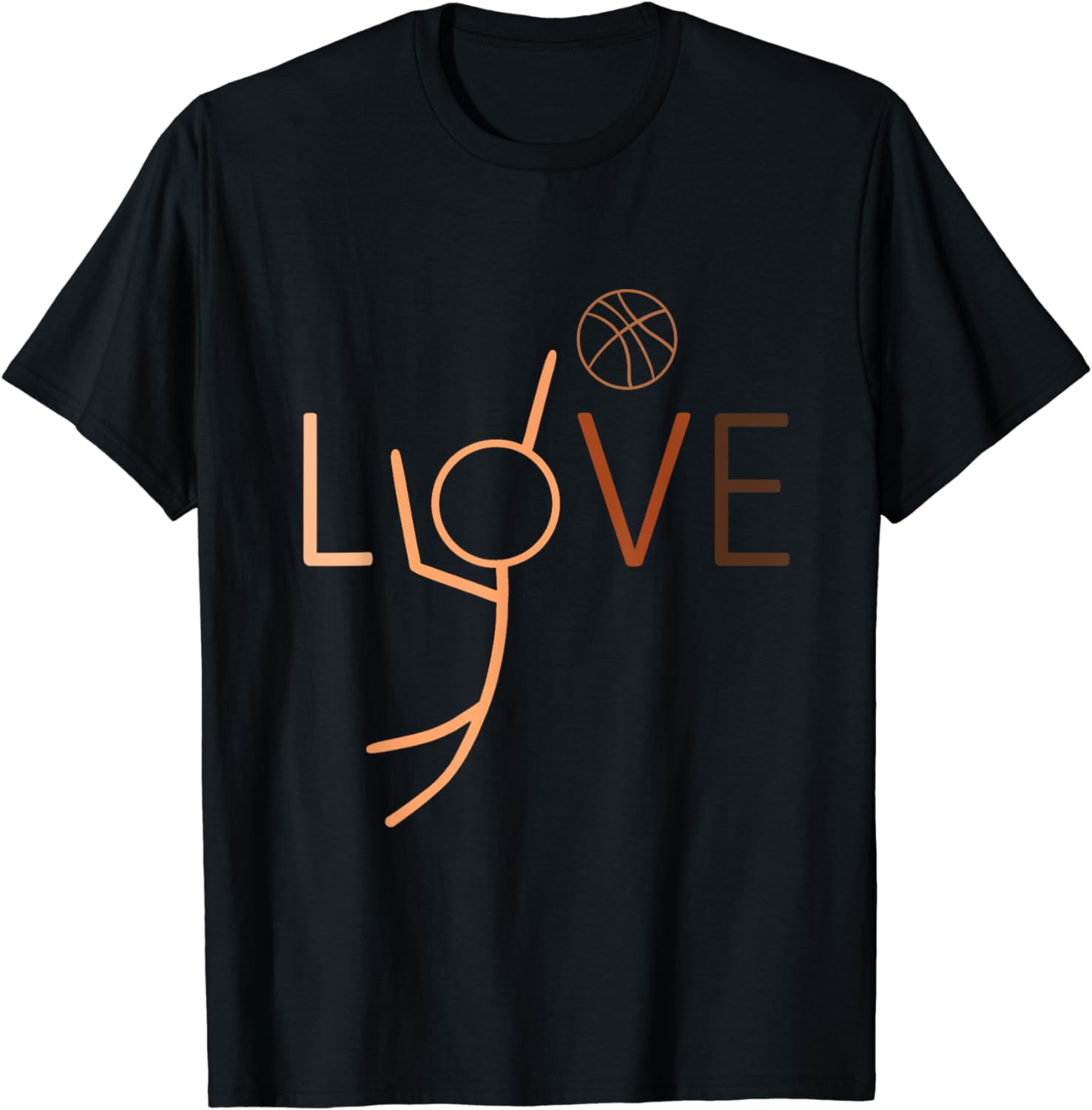 Love Basketball Black History Month Cool BLM Melanin Sport T-Shirt ...