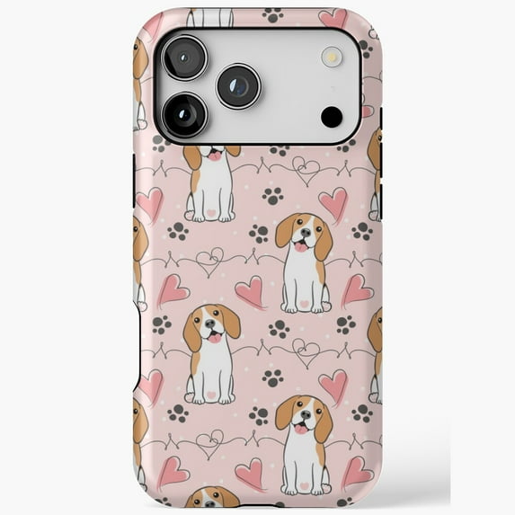 Love Beagle Tricolor 5 Dog Breed Themed Graphic iPhone 11 through 17 ...