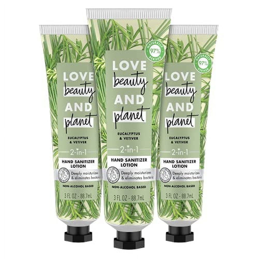 Love Beauty And Planet 2-in-1 Hand Sanitizer Lotion Moisturizer for Dry ...