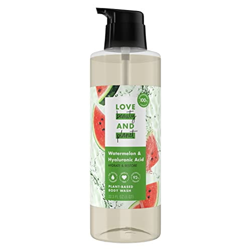 Love Beauty and Planet Plant-Based Body Wash Hydrate and Restore Skin ...