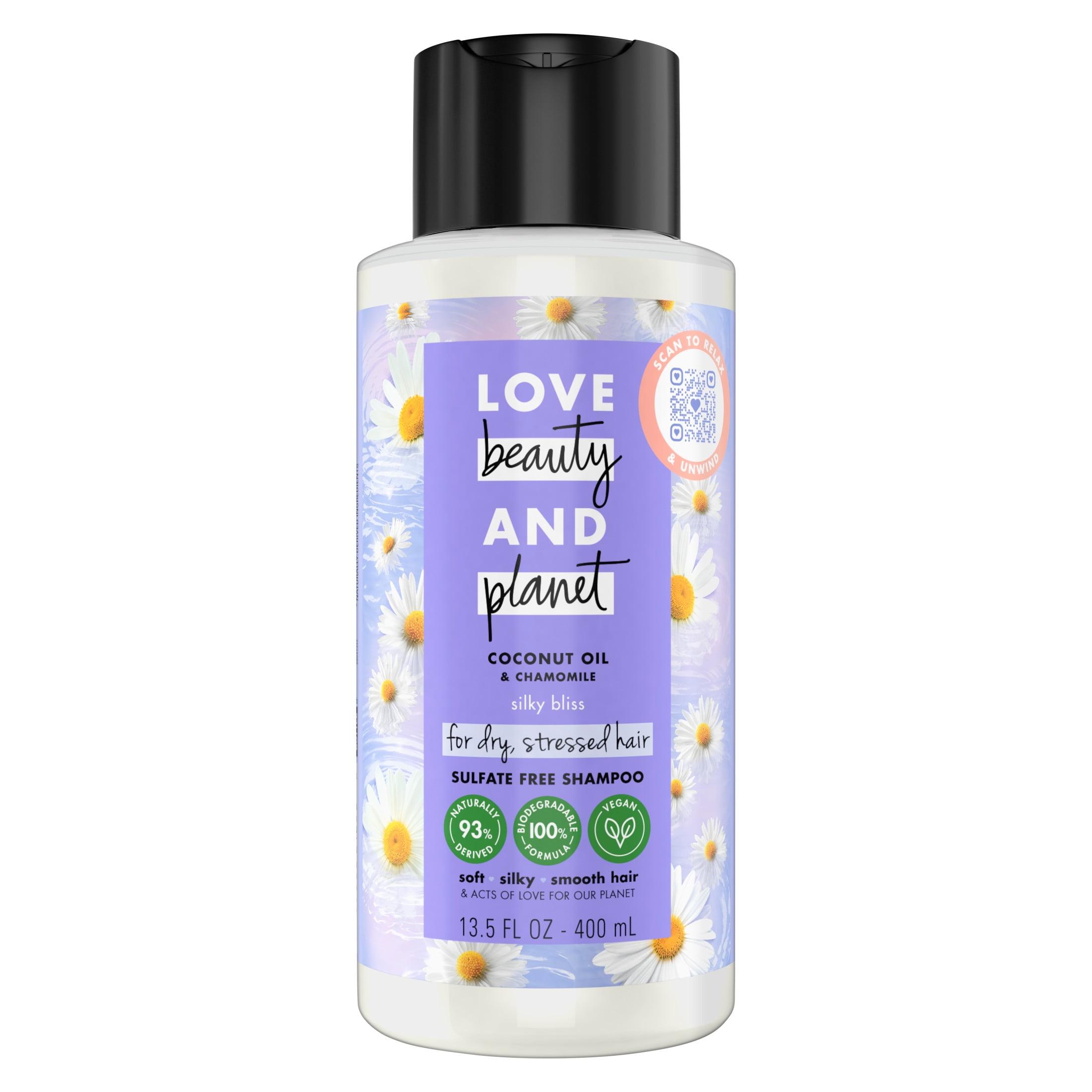 Love Beauty and Planet Daily Shampoo with Coconut Oil, Chamomile, 13.5 ...