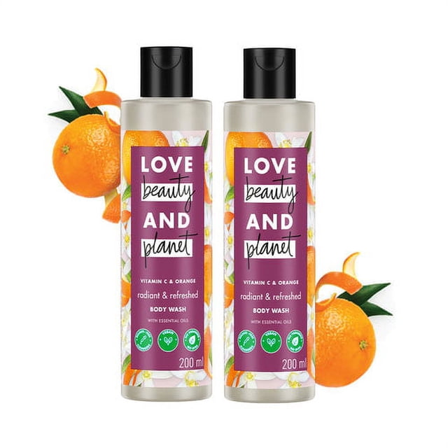 Love Beauty and Planet Vitamin C & Orange Body Wash for glowing skin ...