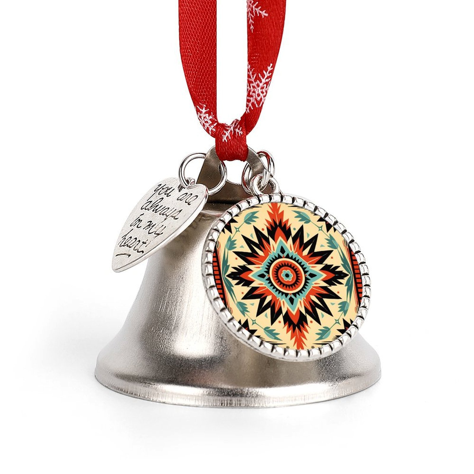 Love Bell Christmas Bells Decorations Hanging Xmas Decor Decorative for ...