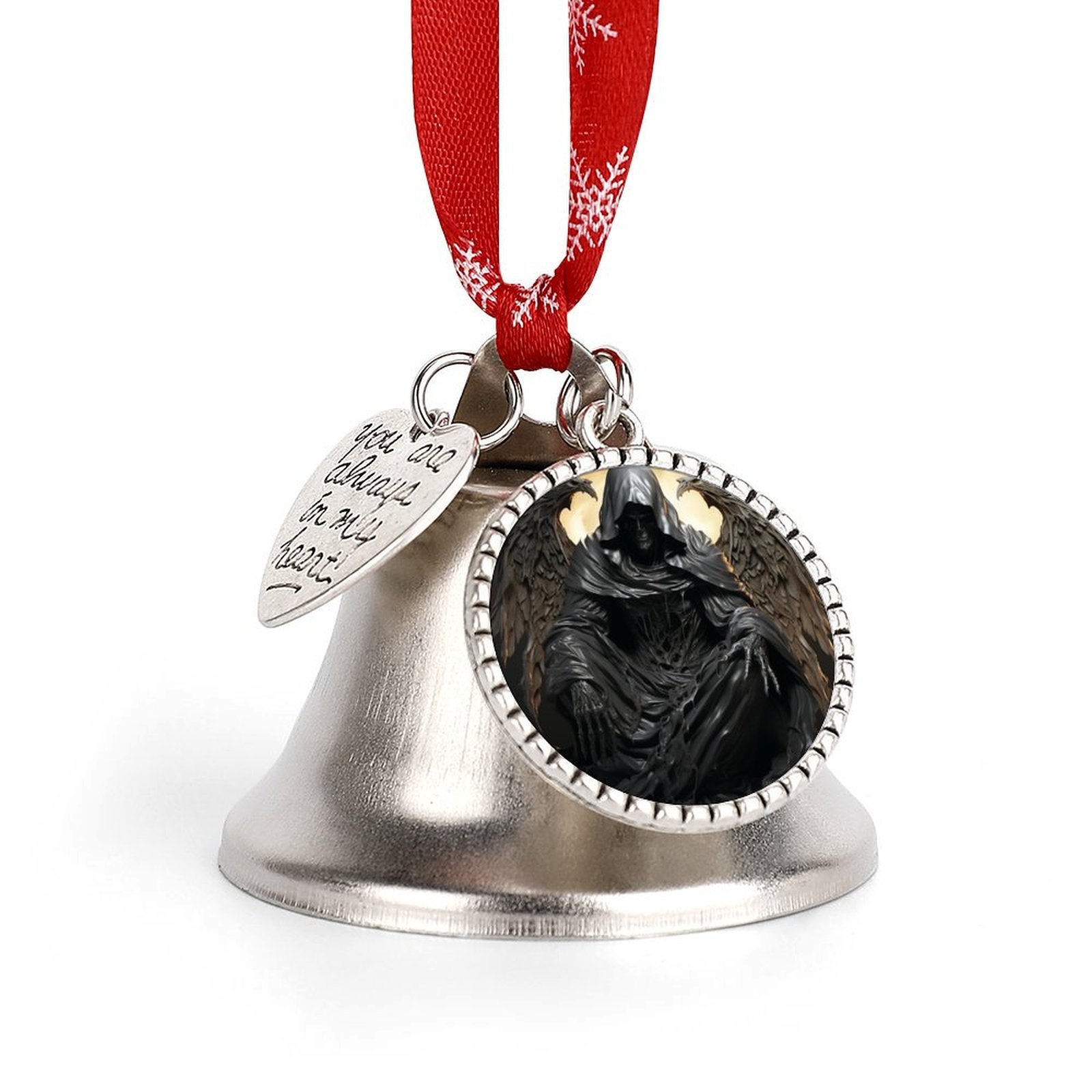 Love Bell Christmas Bells Decorations Hanging Xmas Decor Decorative for ...